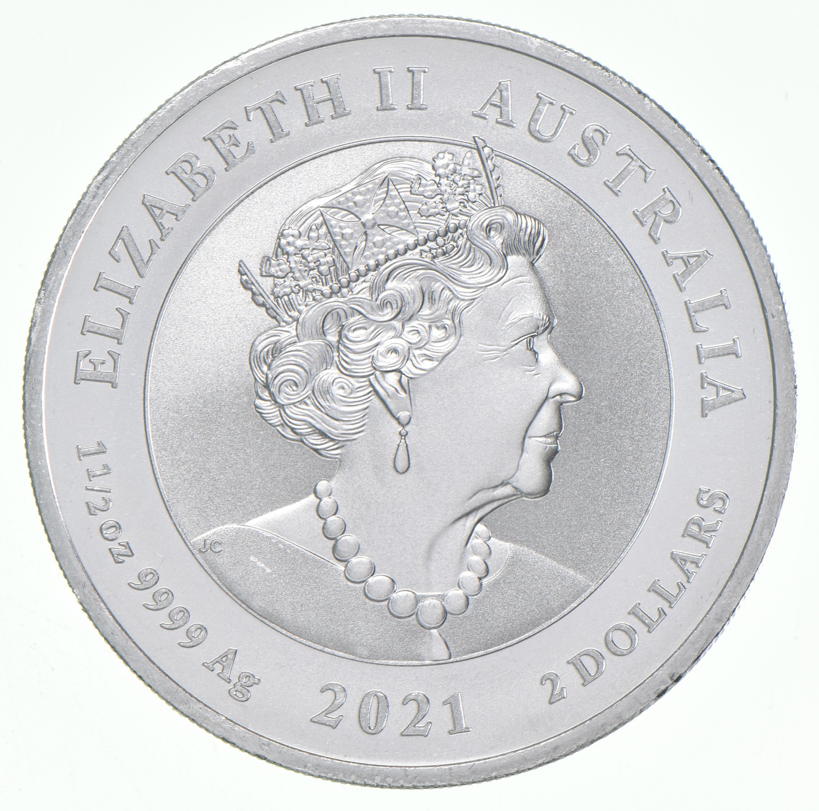 2021 1.5 Oz 9999 Silver Round Piedfort $2 Australian Silver Platypus ...