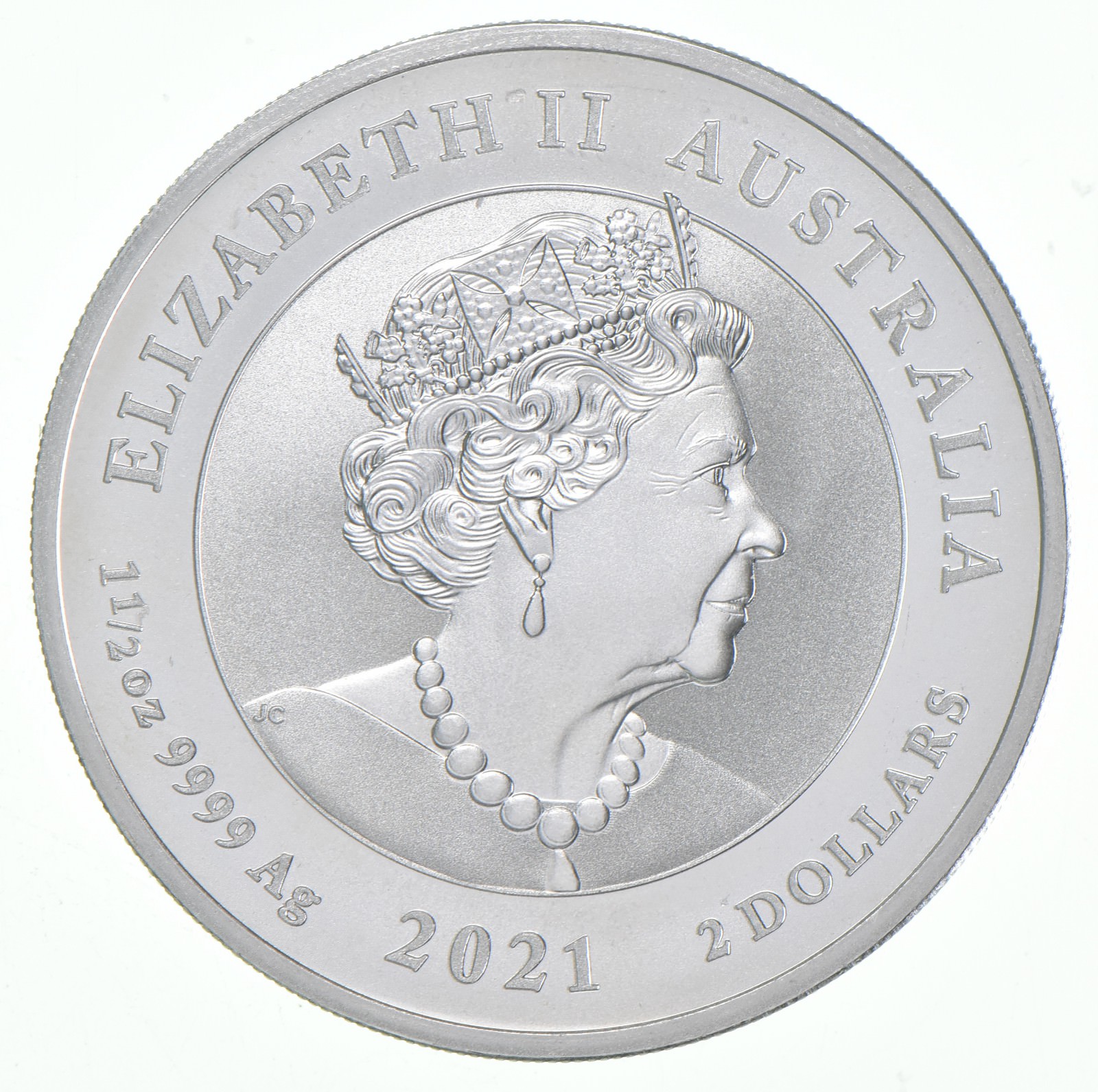 2021 1.5 Oz 9999 Silver Round Piedfort $2 Australian Silver Platypus ...