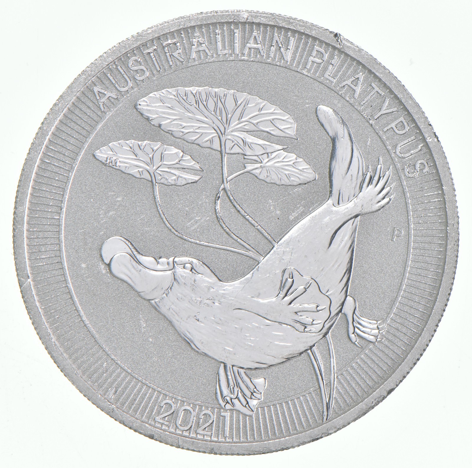 2021 1.5 Oz 9999 Silver Round Piedfort $2 Australian Silver Platypus ...