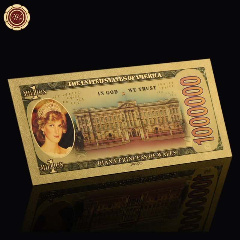 20th Anniversary Princess Diana Million Dollar Novelty Note | Property Room