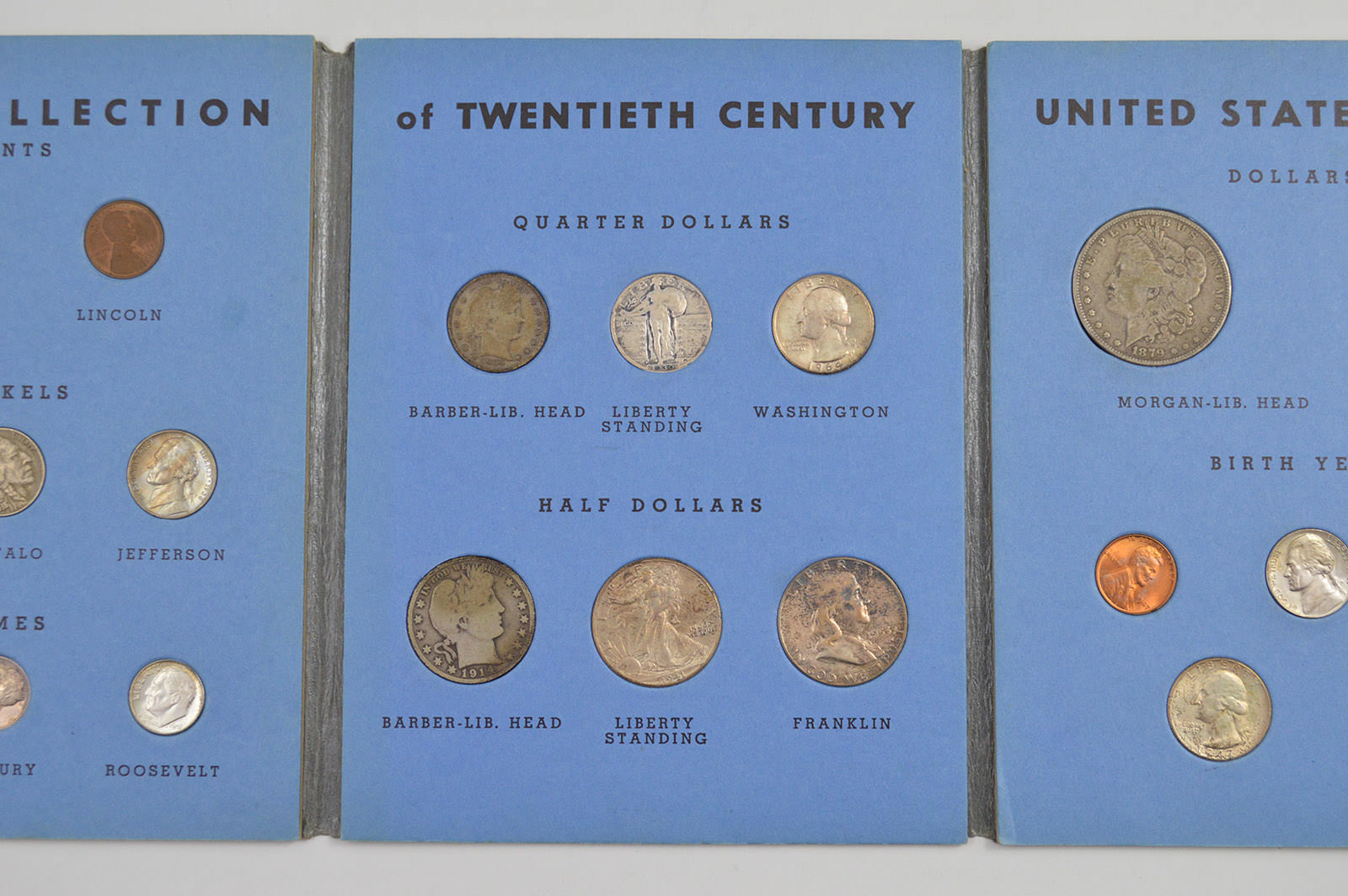 21 Coins - Type Collection of US 20th Century Coins Album - Set ...