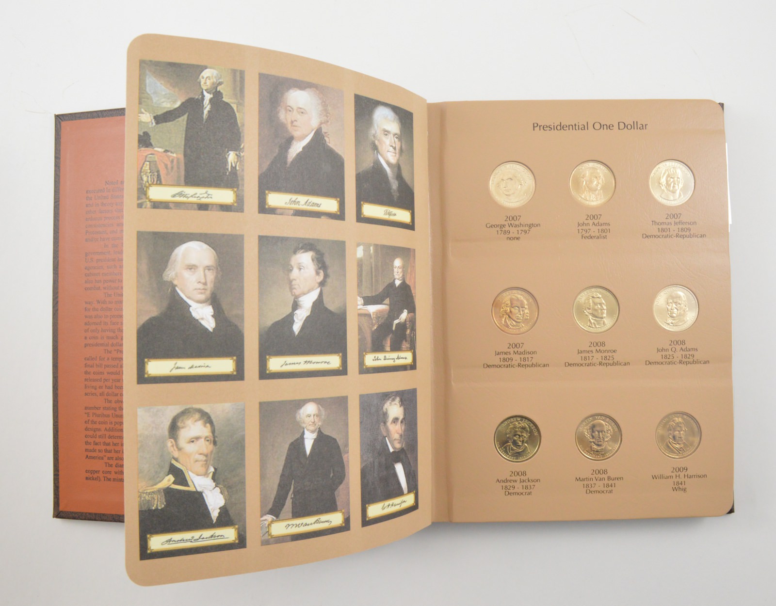 24 Coins Presidential Dollar Collection 2007-2012 Dansco Album Set ...