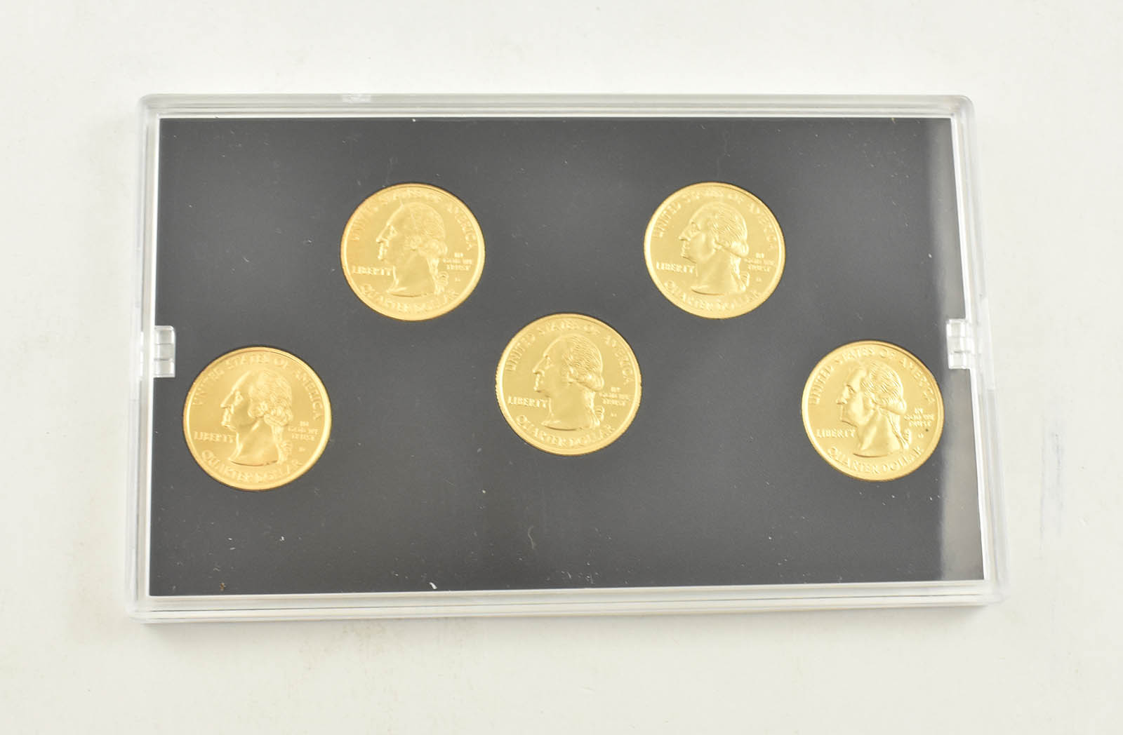 24K GOLD PLATED 1999 State Quarter Set - AWESOME | Property Room