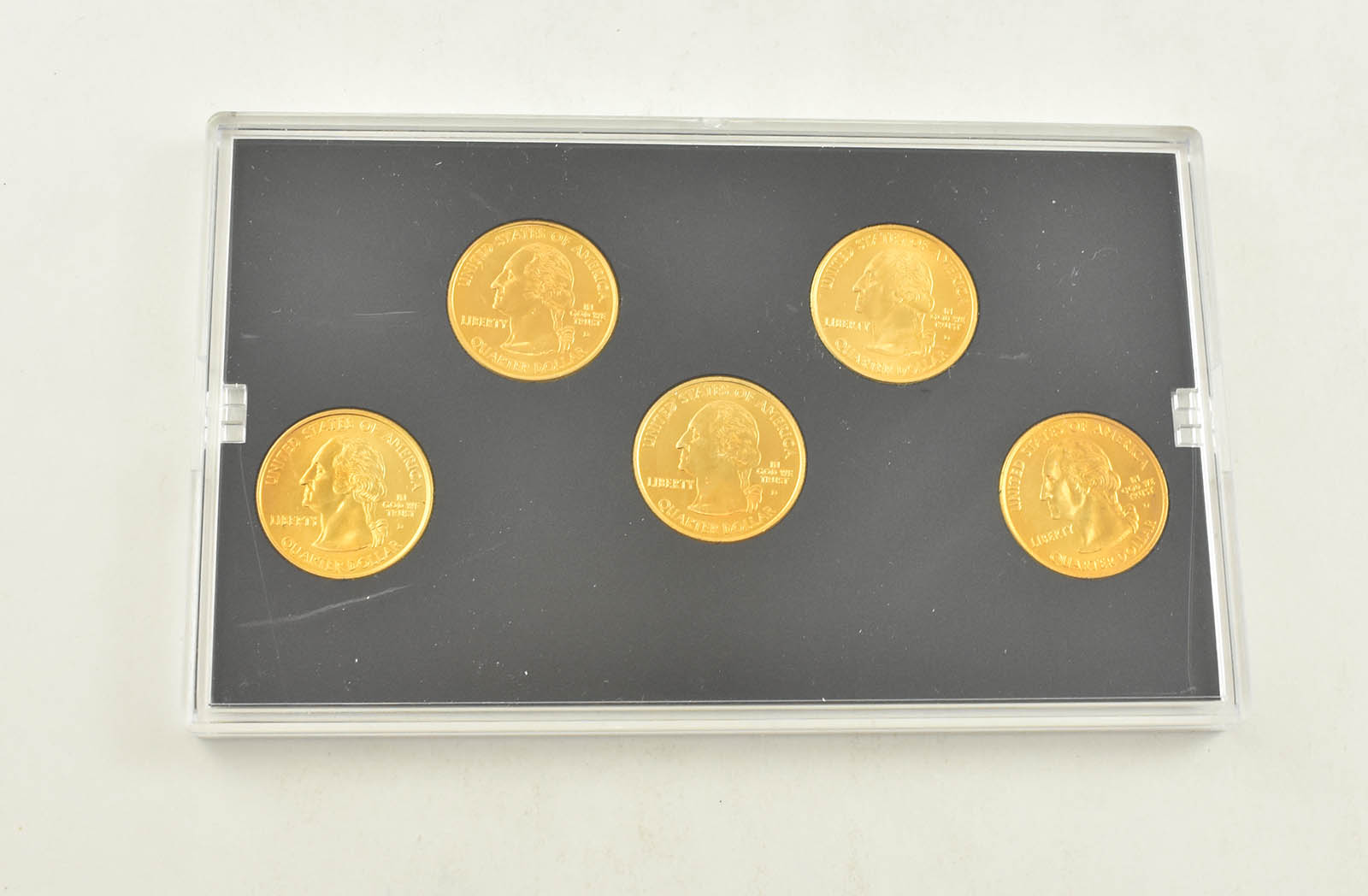 24K GOLD PLATED 2004 State Quarter Set - AWESOME | Property Room