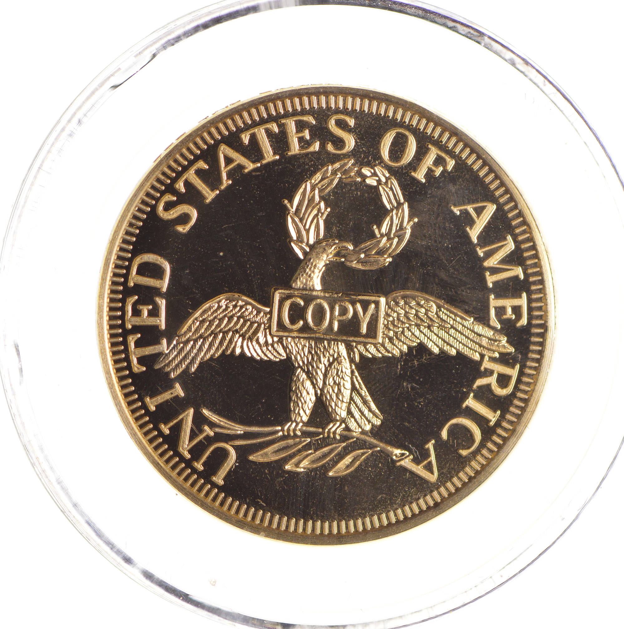 24K Gold Plated - United States Type Gold Coin - Tribute | Property Room