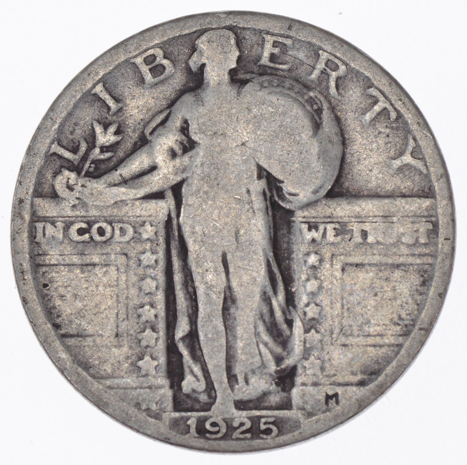 25c - 1925 Standing Liberty Quarter - 90% Silver | Property Room