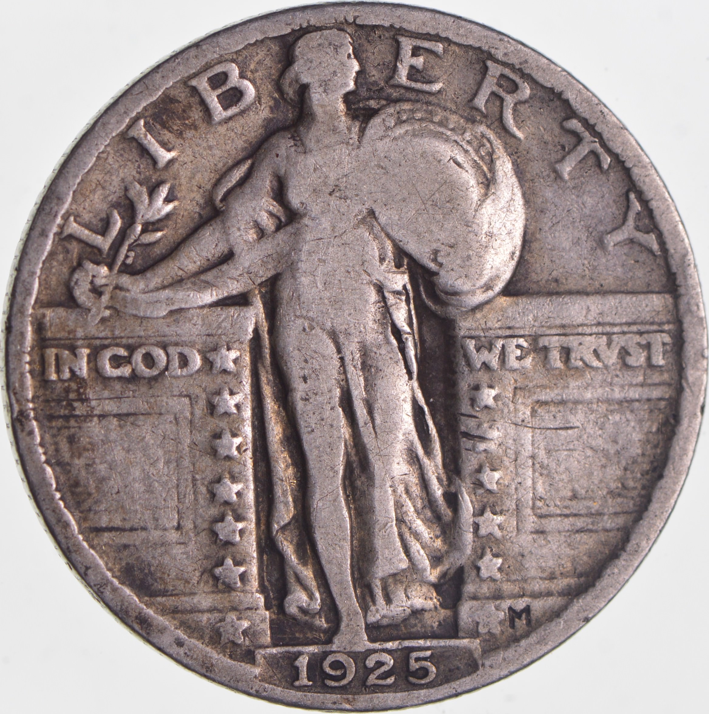 25c - 1925 Standing Liberty Quarter - 90% Silver | Property Room