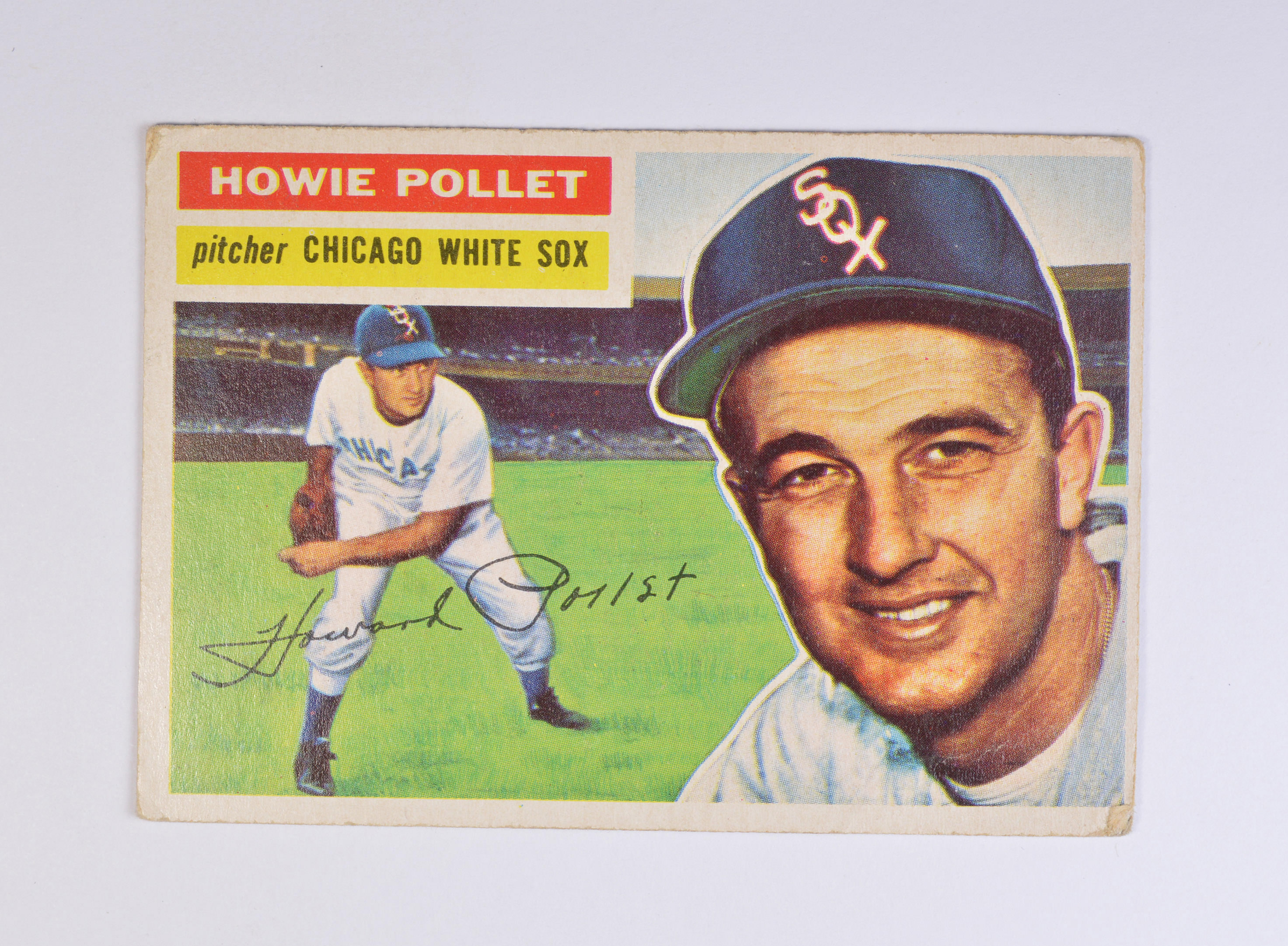 #262 Topps 1956 Howie Pollet - Chicago White Sox | Property Room