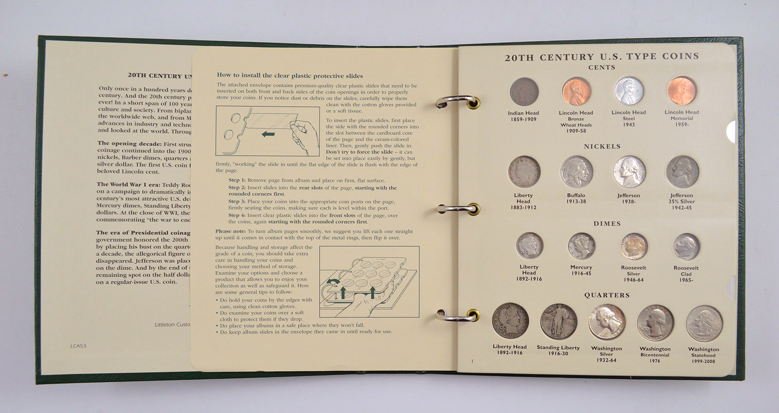 29 Coins - 20th Century US Type Coins Album Set | Property Room