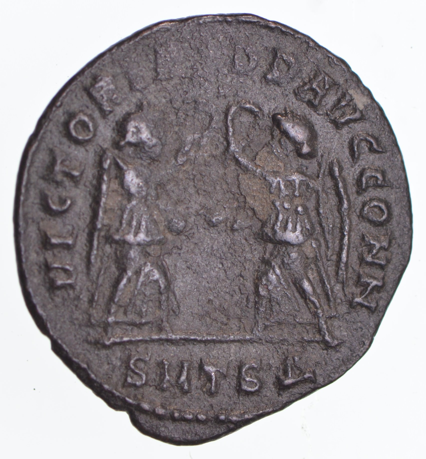 337-361AD Genuine Roman Ancient Bronze - Constantius II - Two Victories ...