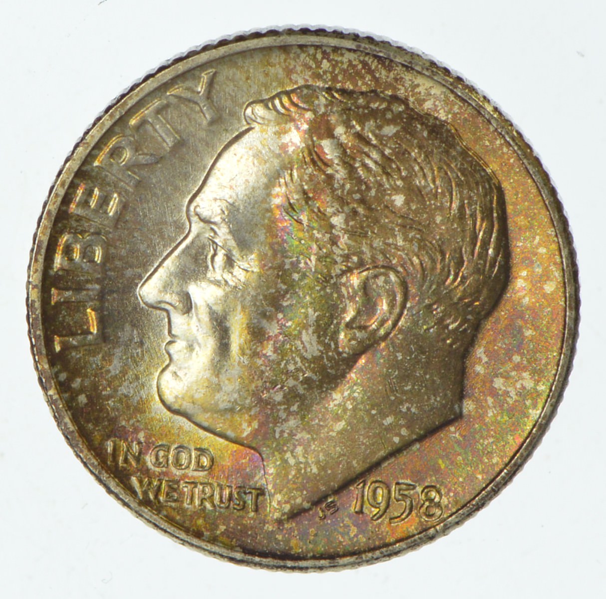 *$5 S&H* 1958-D Roosevelt Silver Dime | Property Room