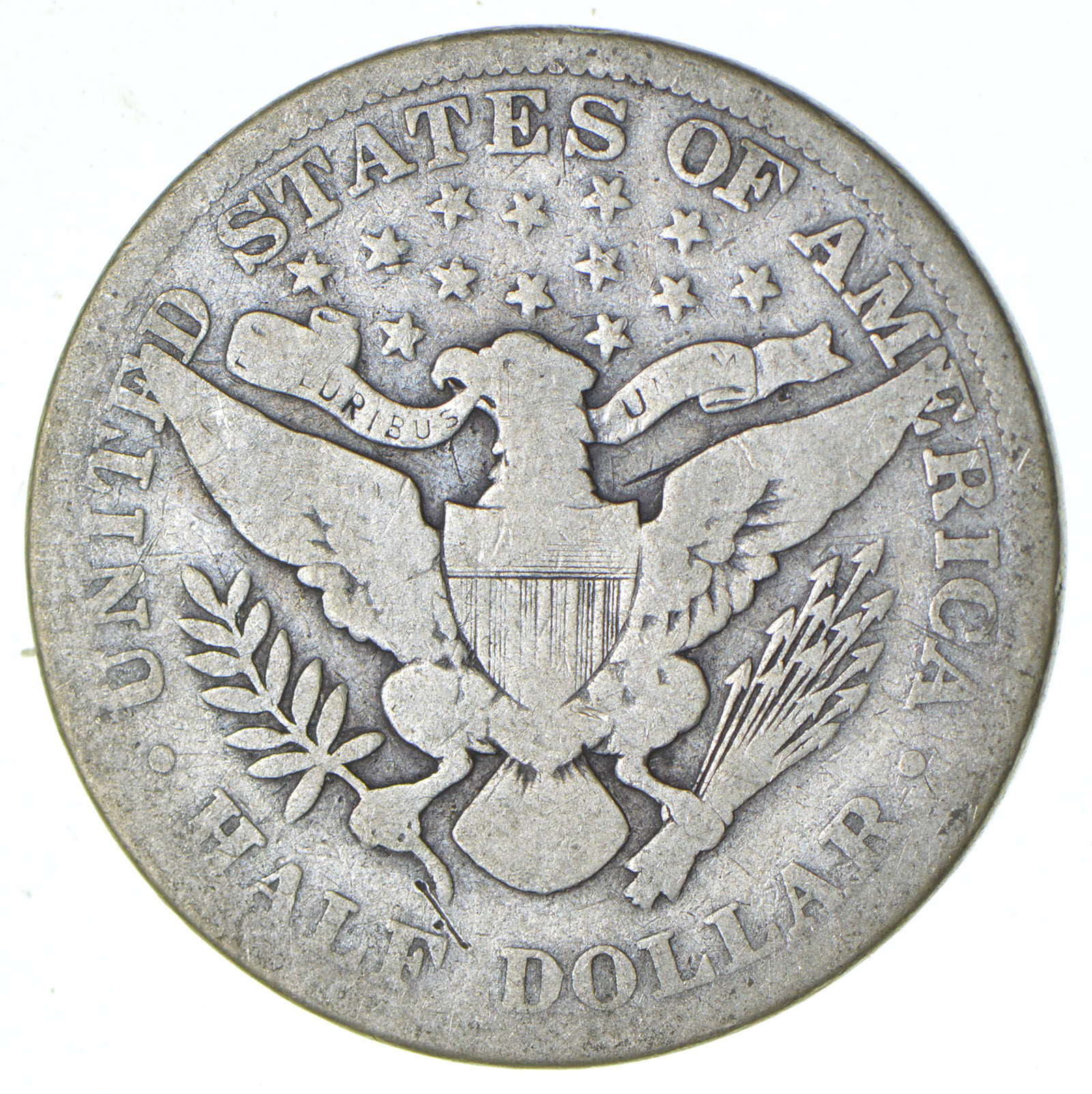 50c United States Coin - 1900 Liberty Barber 90% Silver US Half Dollar ...