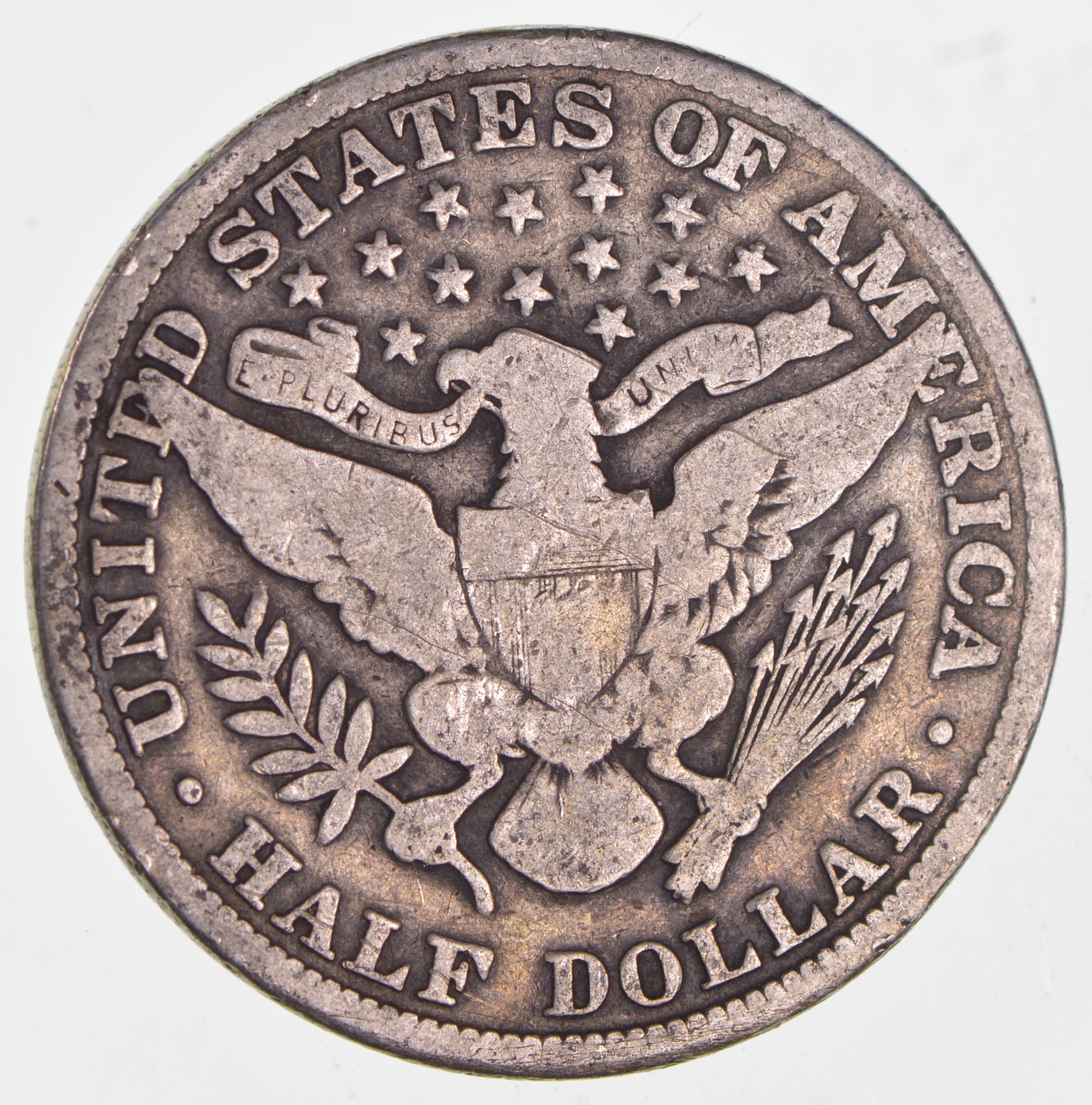 50c United States Coin - 1911 Liberty Barber 90% Silver US Half Dollar ...