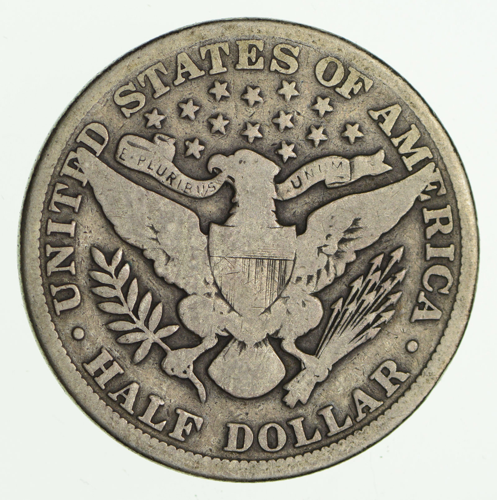 50c United States Coin - 1911 Liberty Barber 90% Silver US Half Dollar ...