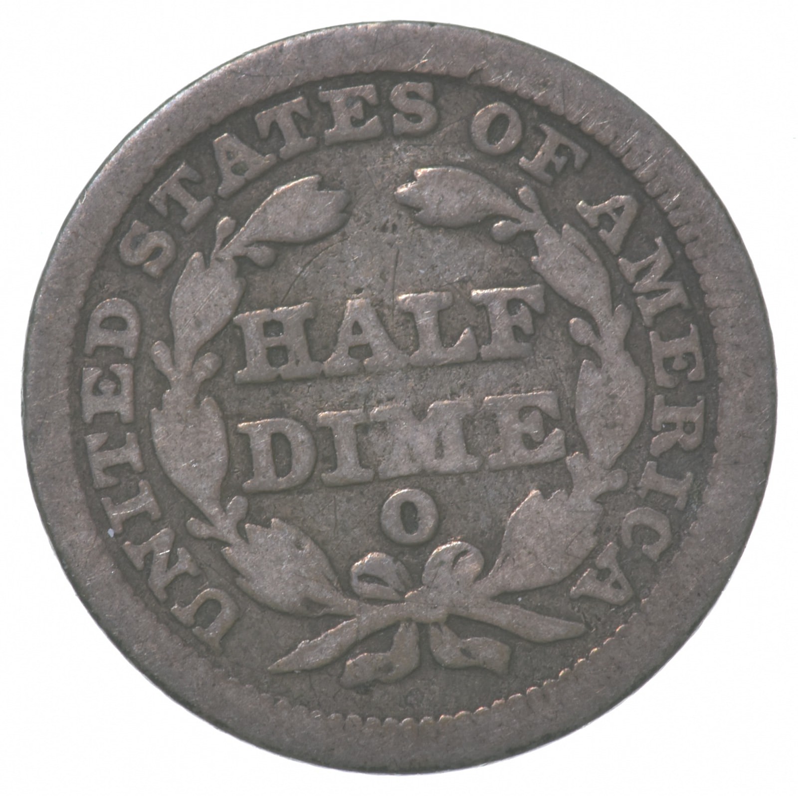 5c ***1/2 Dime HALF** - 1853-O Seated Liberty Half Dime - Early ...