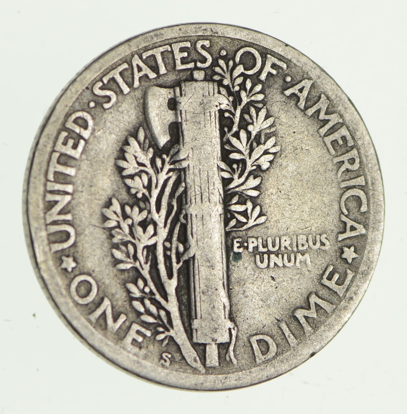 ALMOST 100 Years OLD 1918-S Mercury Liberty 90% Silver United States ...
