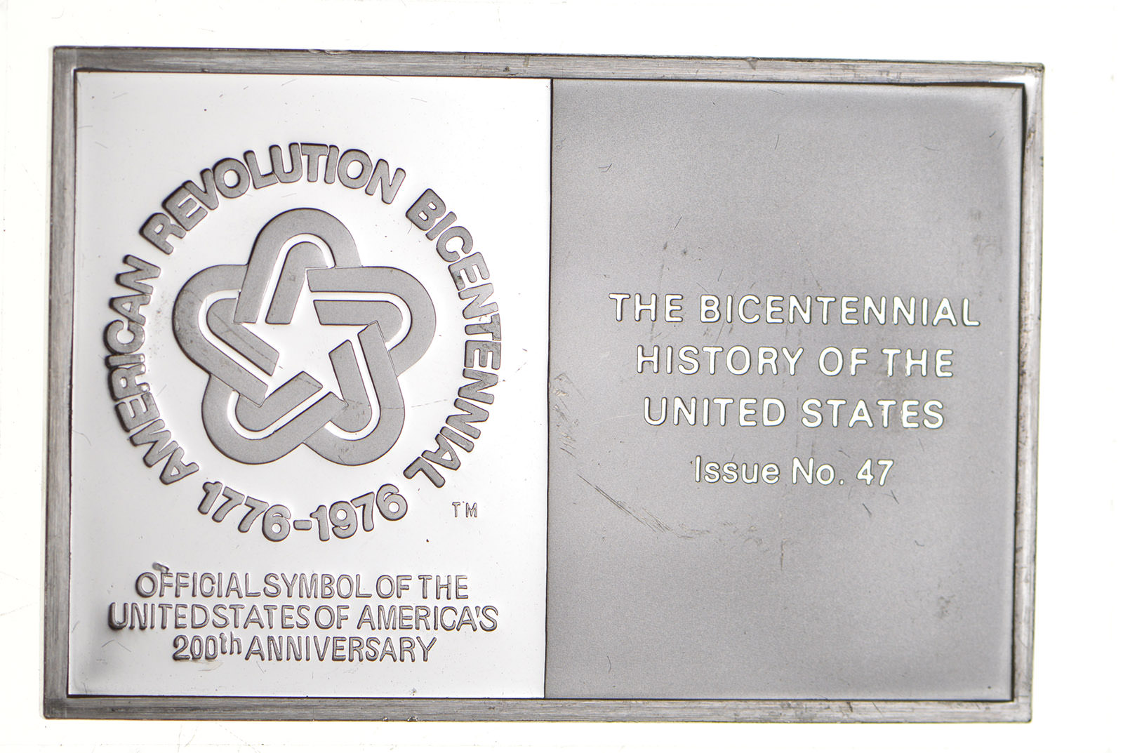 American Revolution Bicentennial Sterling Silver Bar - .925 - 48.9 ...