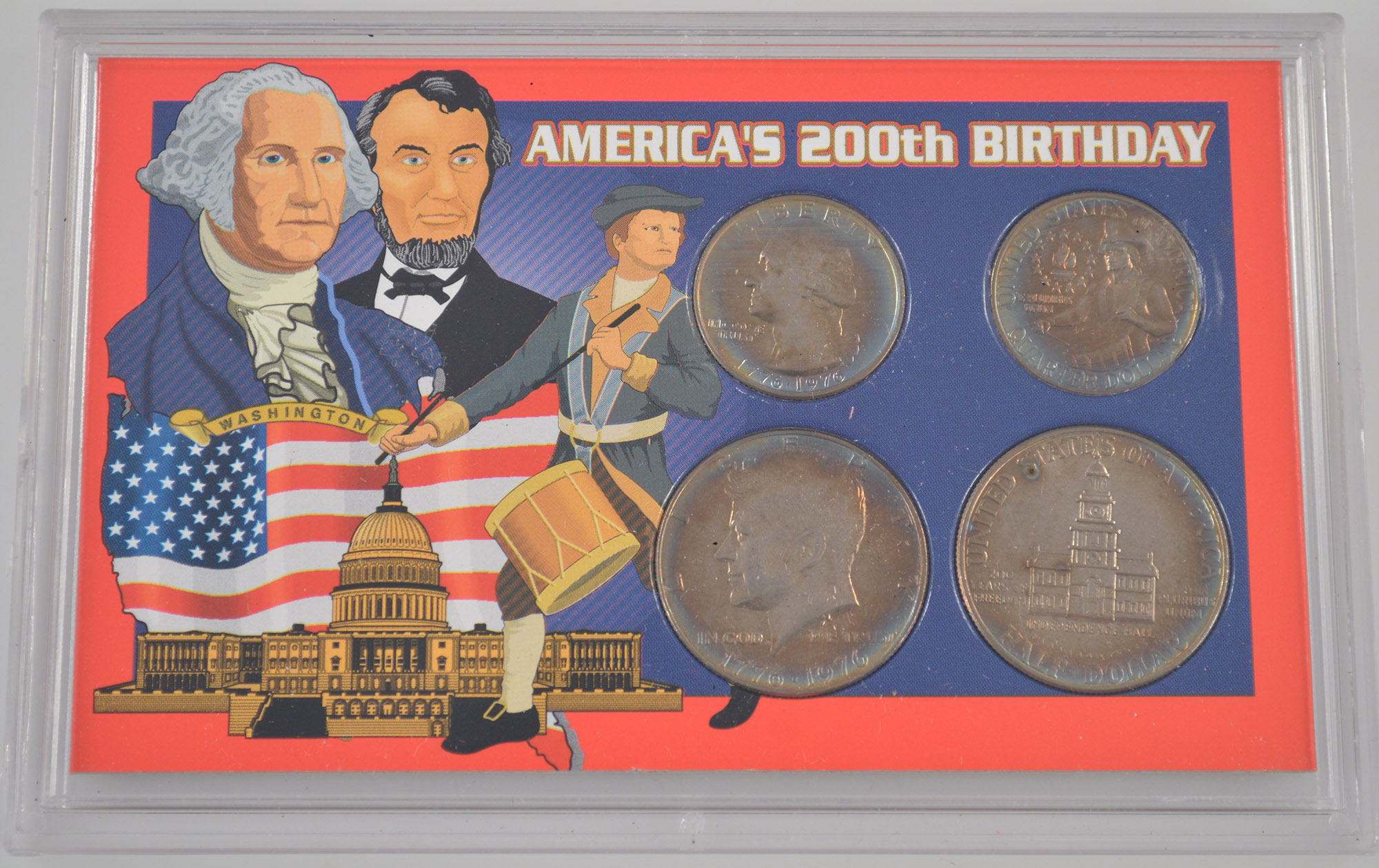 America's 200th Birthday Fancy Packaging Coin Set Collection | Property ...