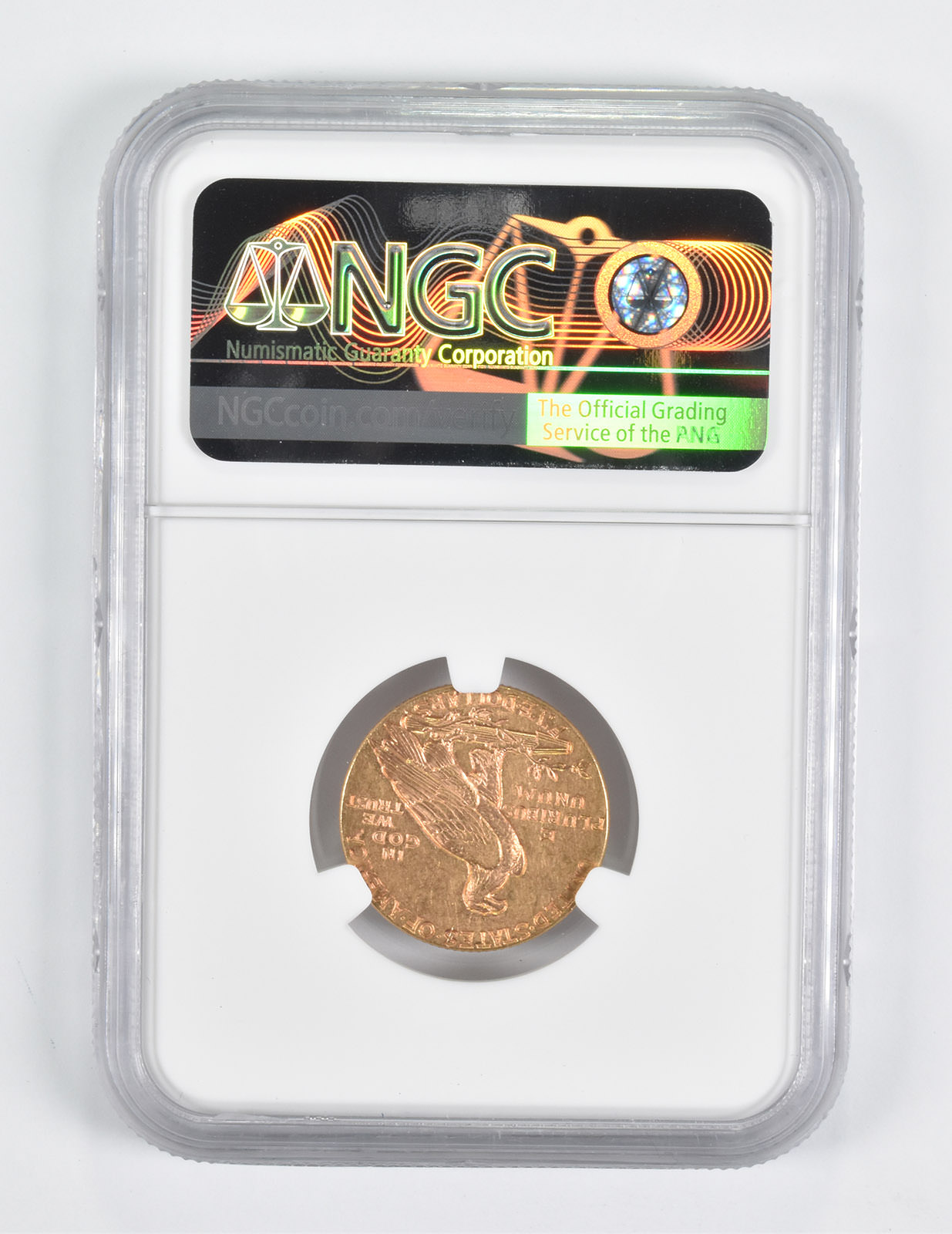 AU58 1915 $5 Indian Head Gold Half Eagle NGC | Property Room