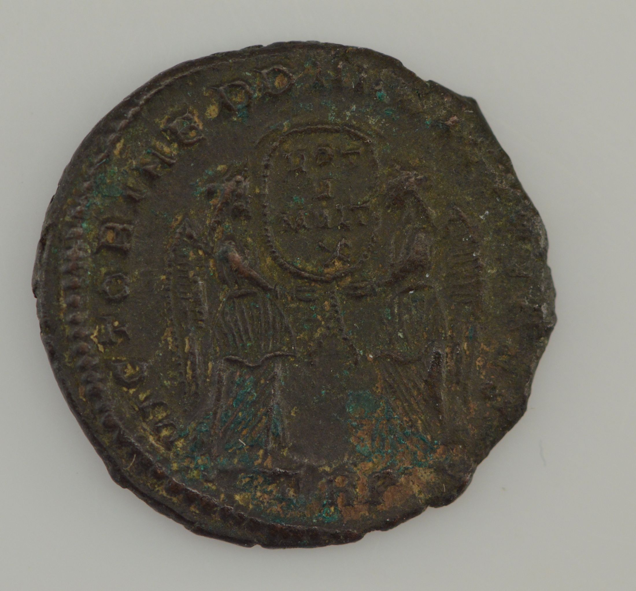 Authentic 350-373 AD Ancient Roman Coin Magnentius | Property Room