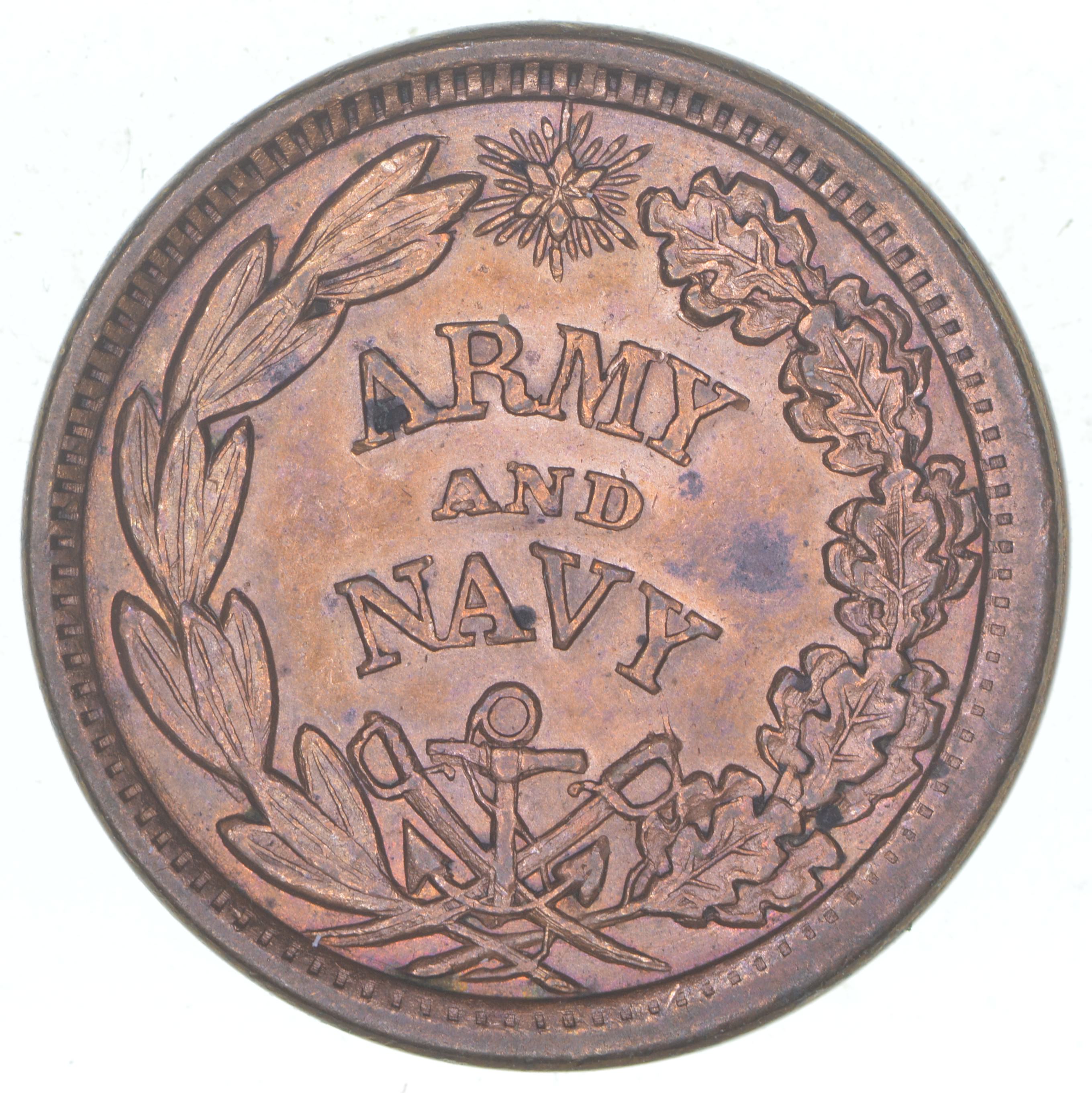 Authentic ORIGINAL Civil War Token - Army & Navy - The Federal Union It ...