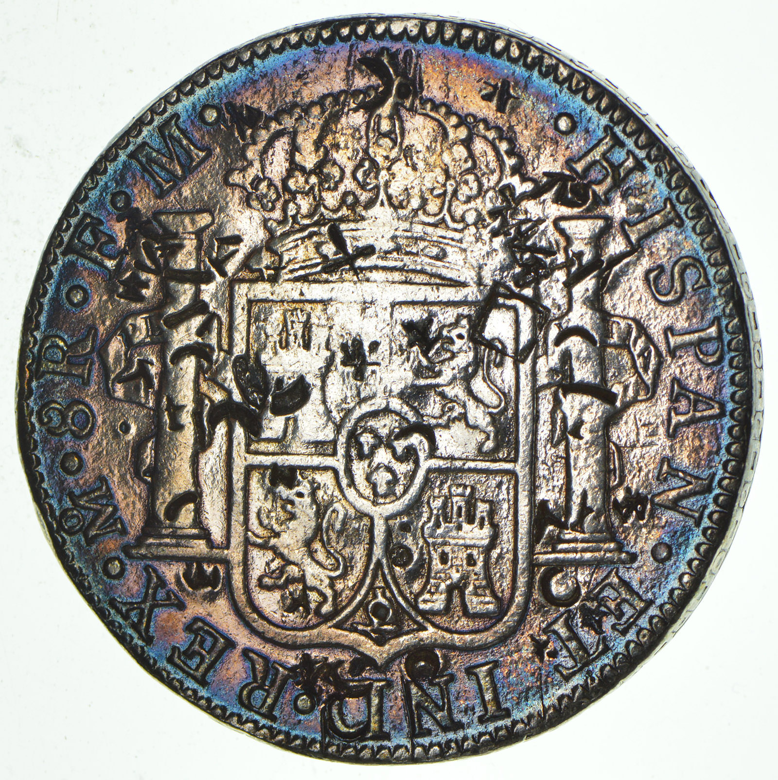 Authentic Pirate's Treasure! 1789 Early Spanish 8 Real Pillar Dollar ...