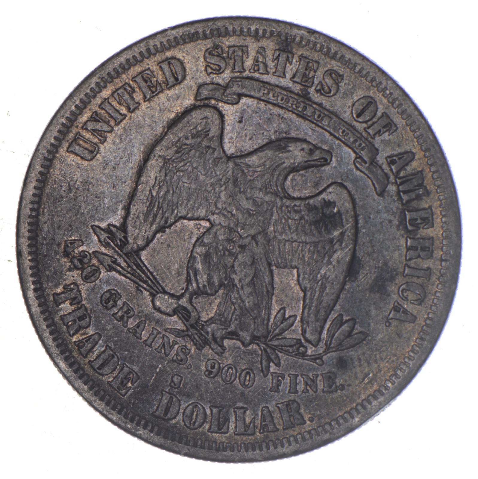 Authentic United States - TRADE Dollar - 1878-S - Silver Dollar - RARE ...