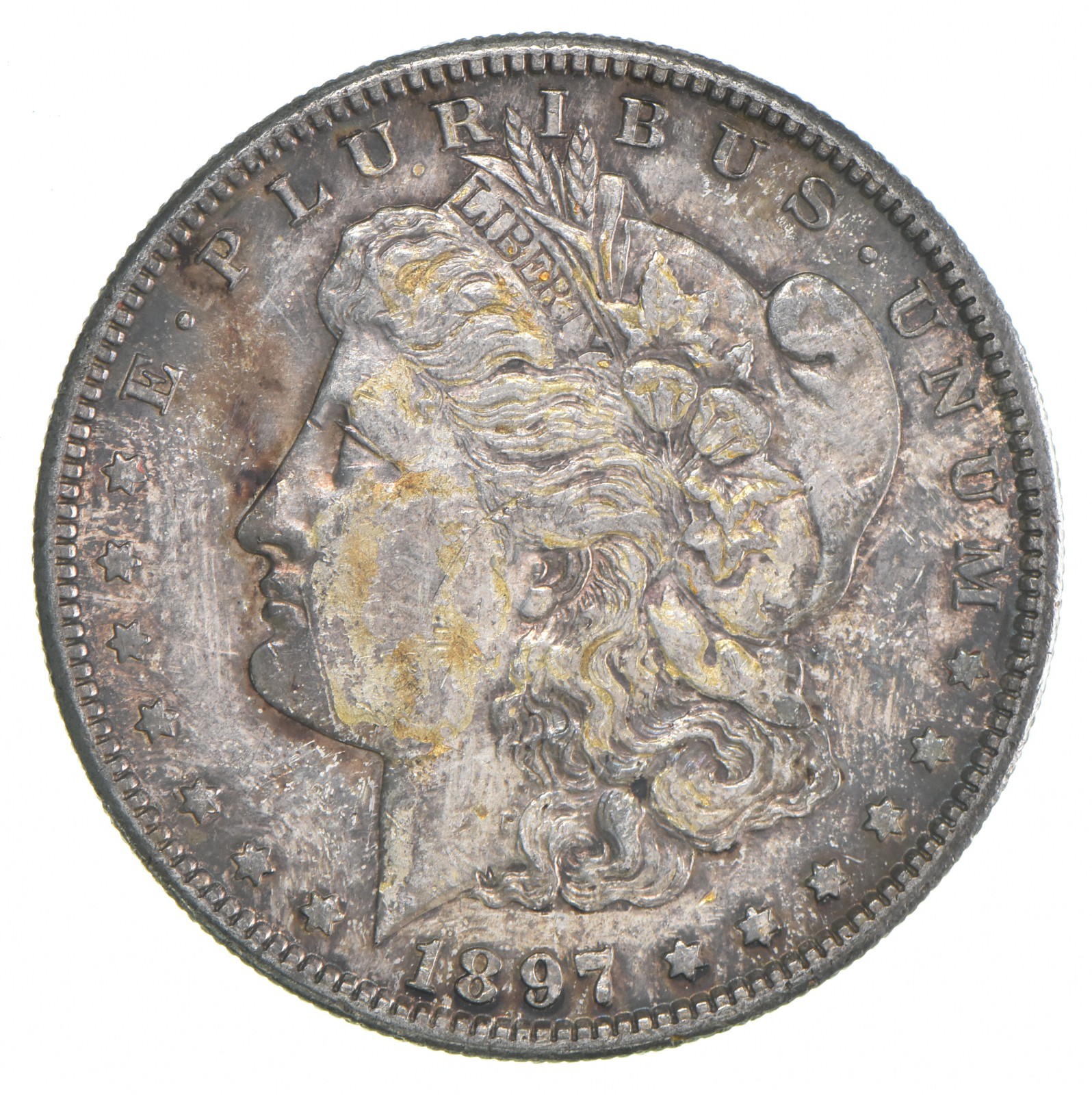 AU/Unc - 1897-S Morgan Silver Dollar $1 High Grade | Property Room