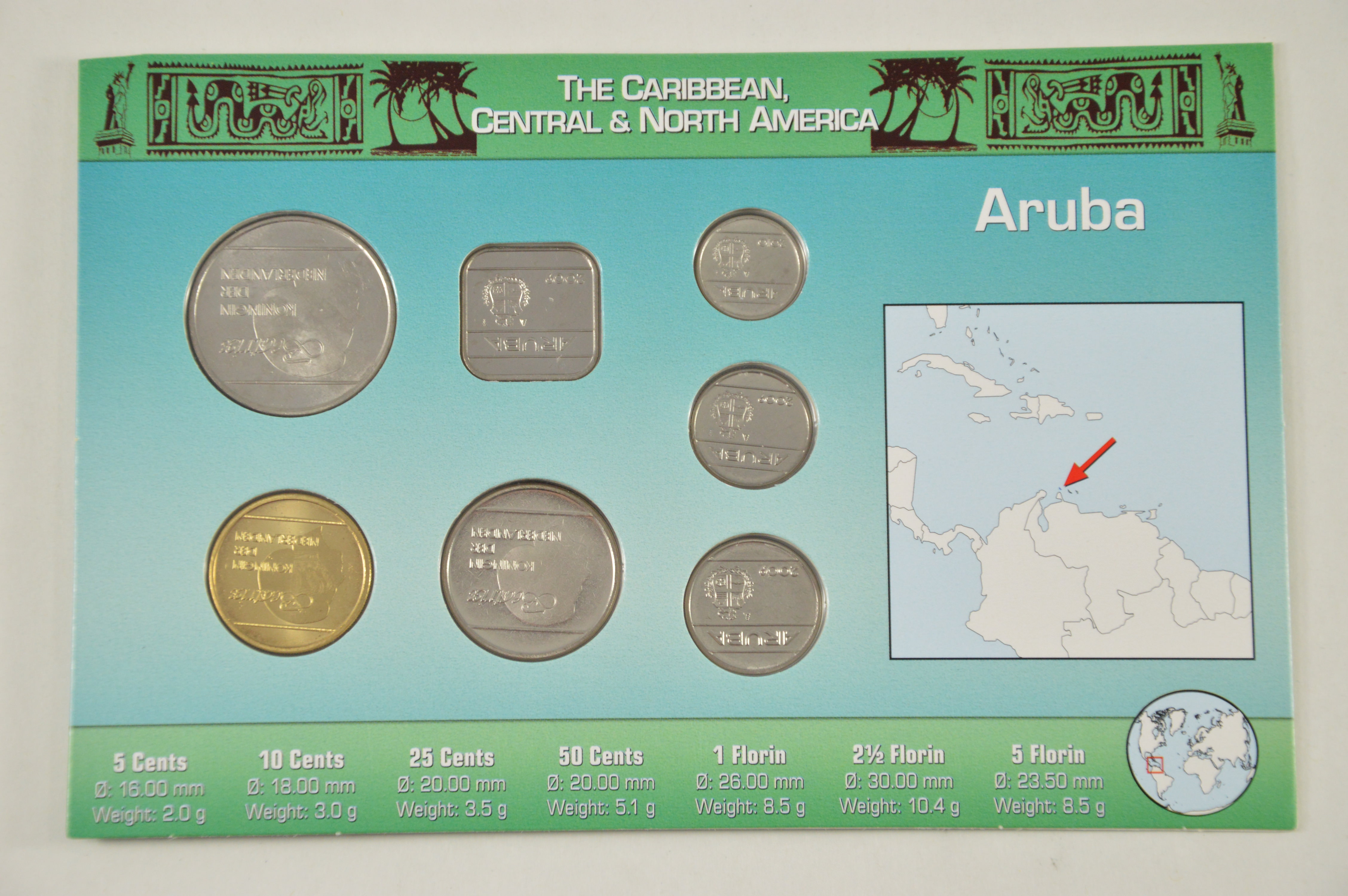 AWESOME - Aruba Coin Collection Set - Full Color! - Awesome way to ...