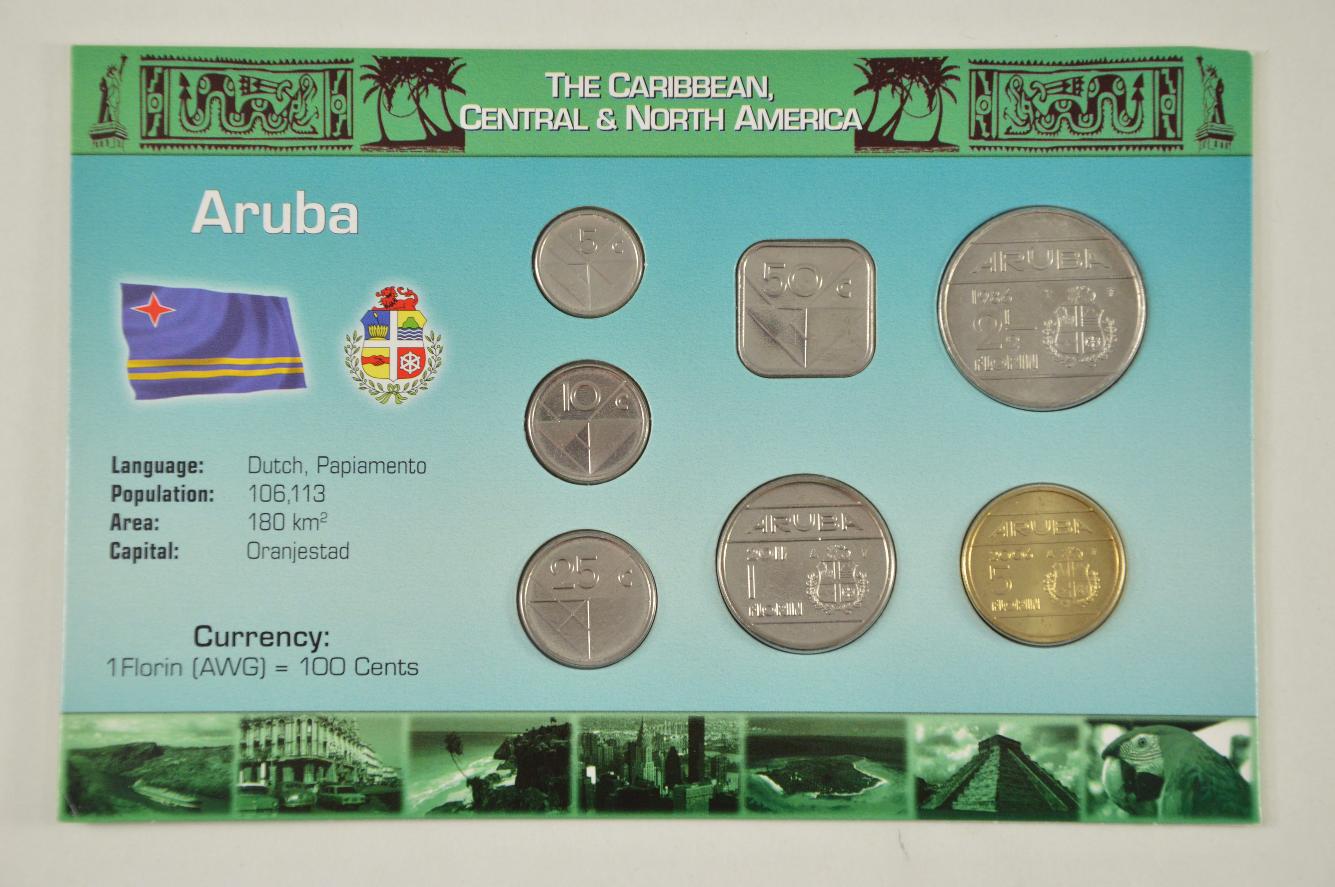 AWESOME - Aruba Coin Collection Set - Full Color! - Awesome way to ...