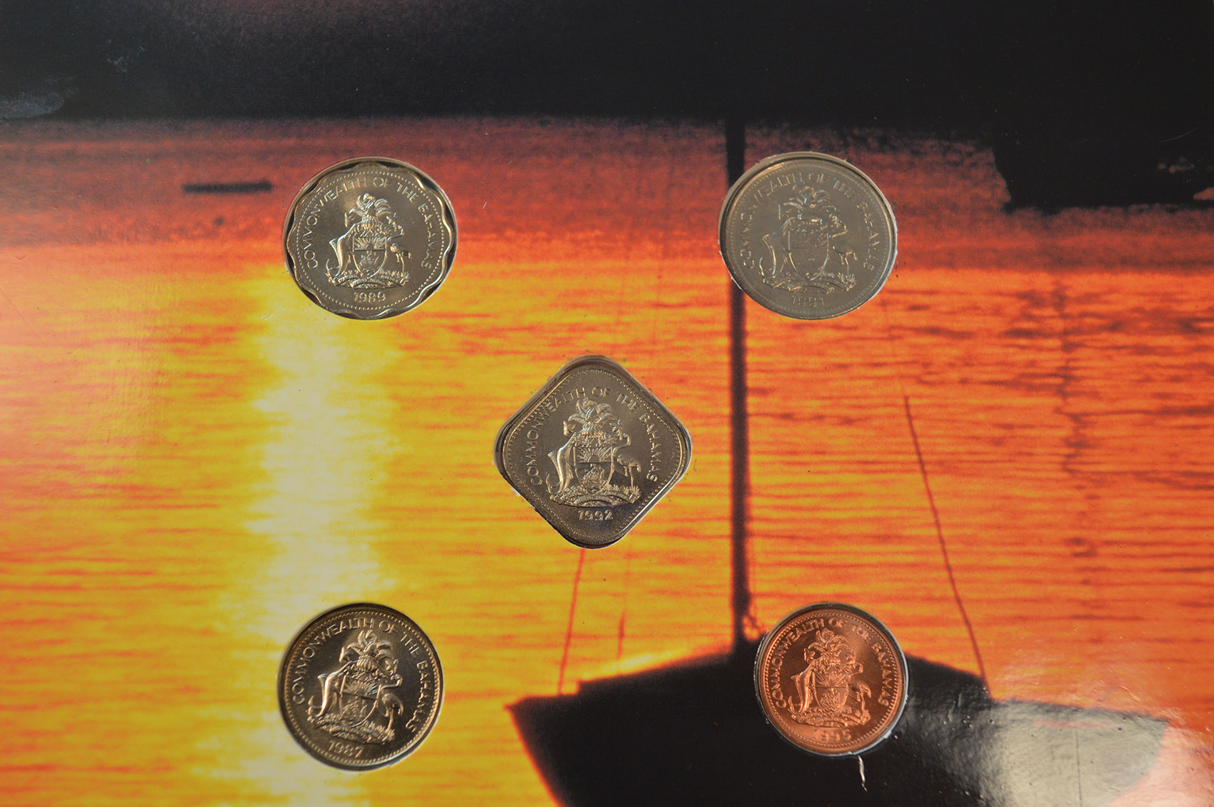 Bahamas Coins and Note Issue Numismatic Caribbean Souvenir, Bahama ...