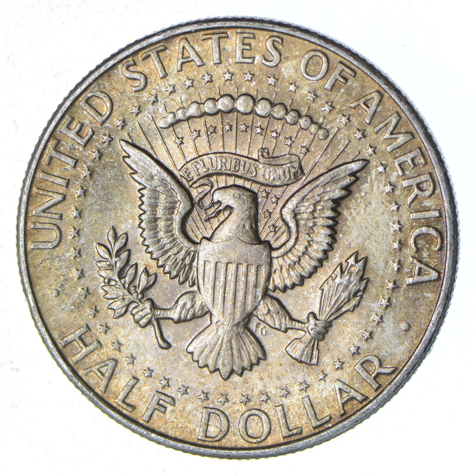 Beautiful - TONED - 1964 Kennedy Silver Half Dollar - 90% US Coin ...