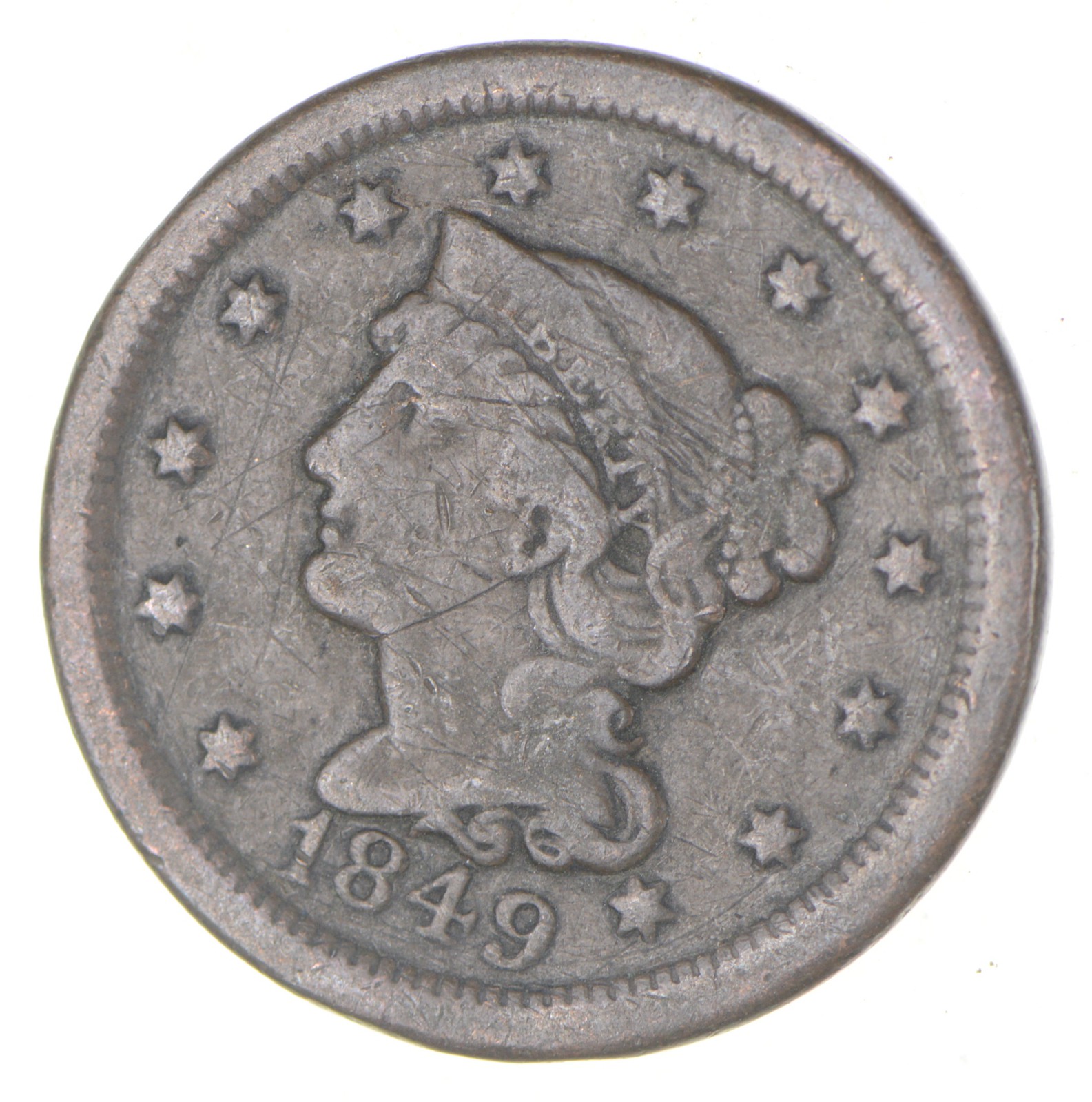 Better 1849 - US Large Cent Penny - Coin Collection Lot Set Break ...