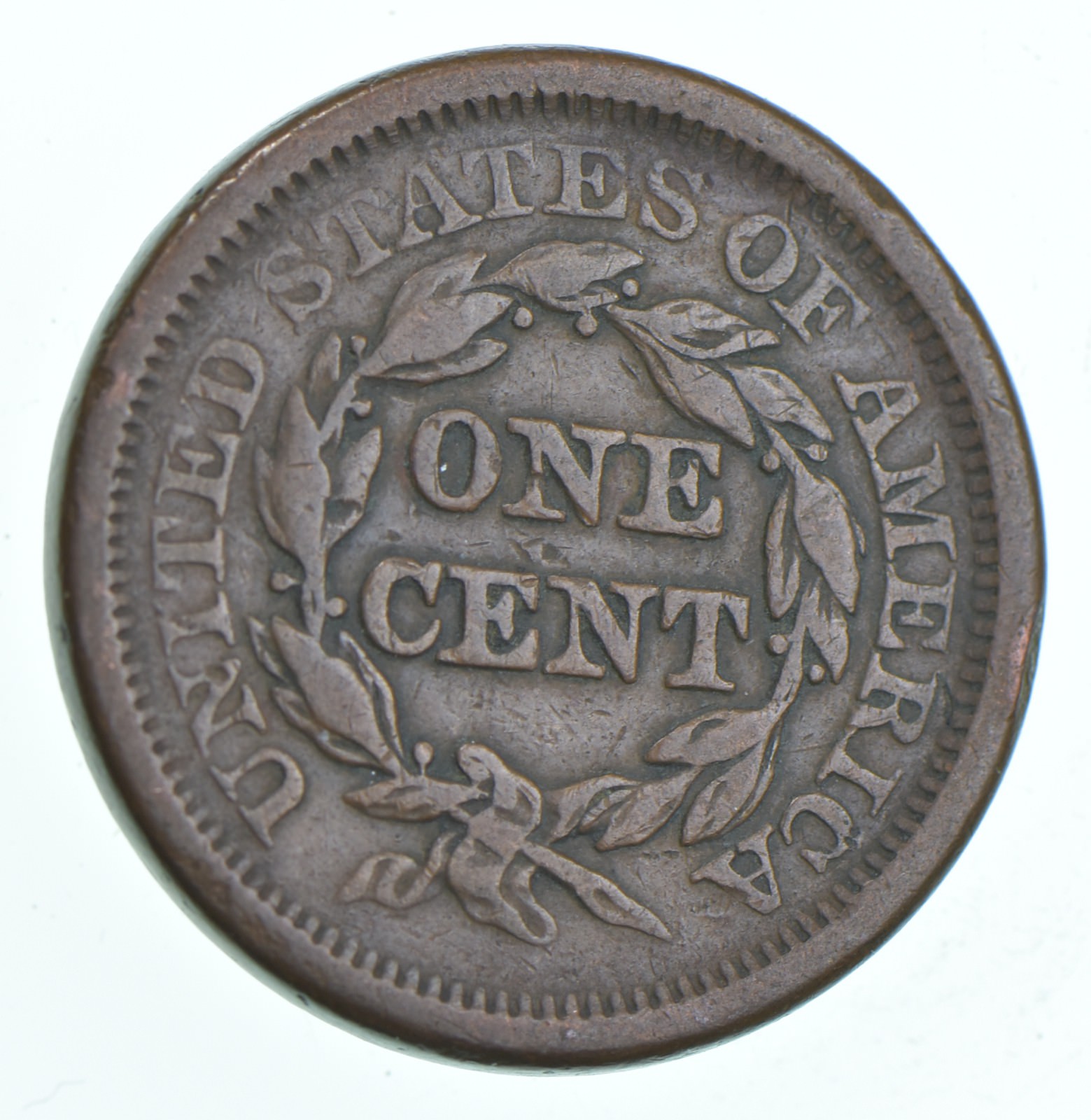 Better 1850 Braided Hair - US Large Cent Penny - Coin Collection Lot ...