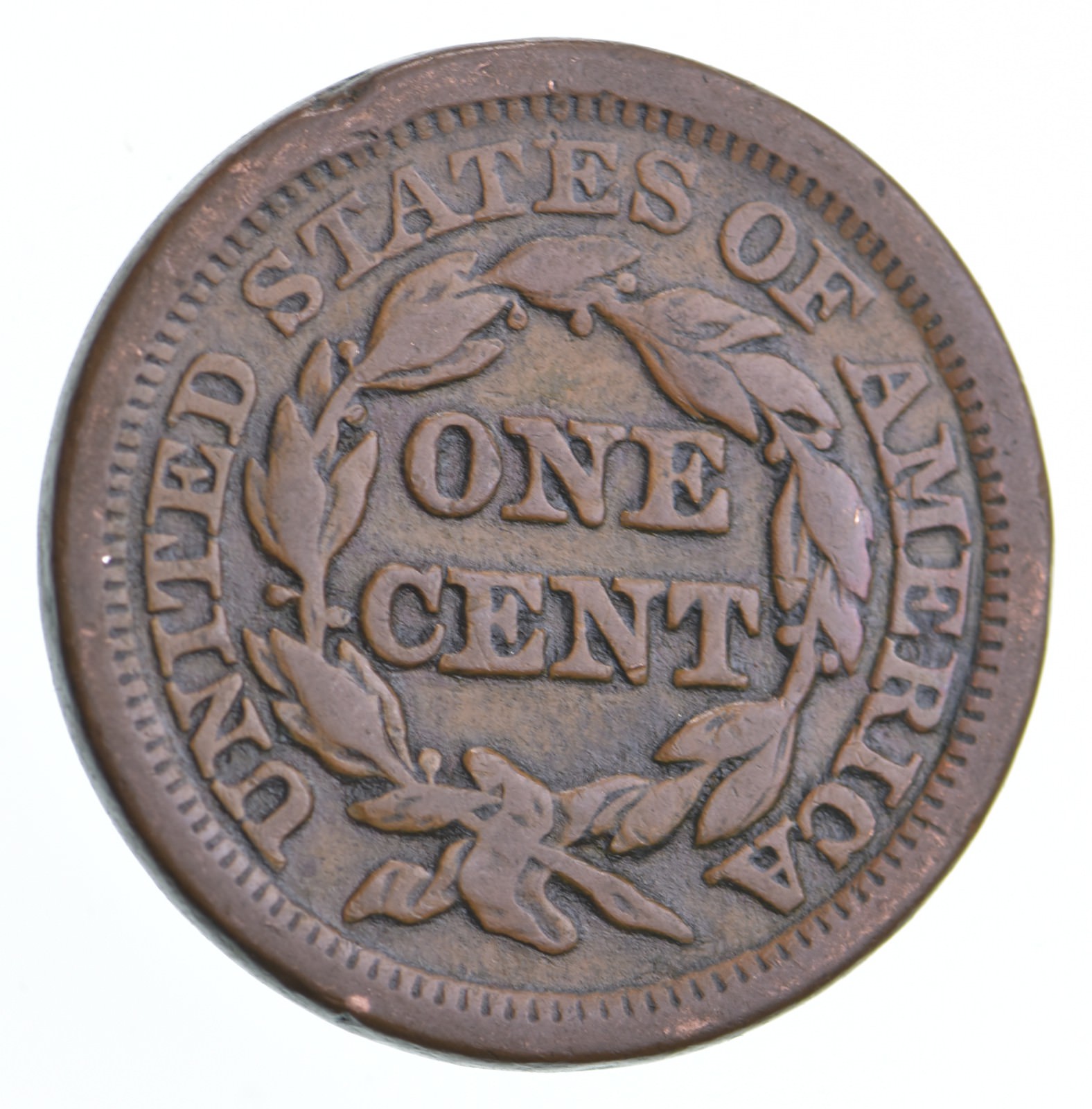 Better 1850 Braided Hair - US Large Cent Penny - Coin Collection Lot ...