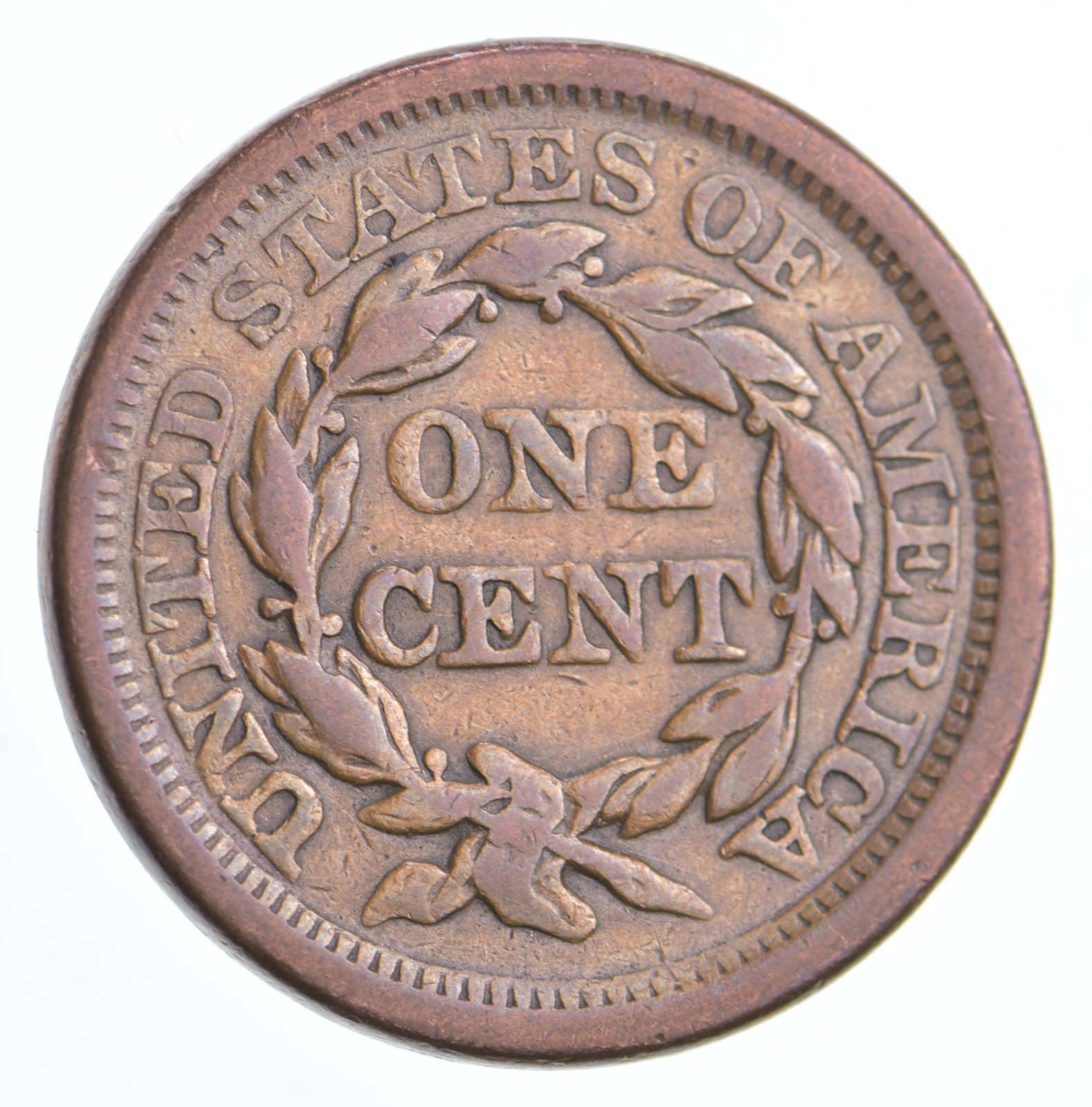 Better 1856 Braided Hair - US Large Cent Penny - Coin Collection Lot ...