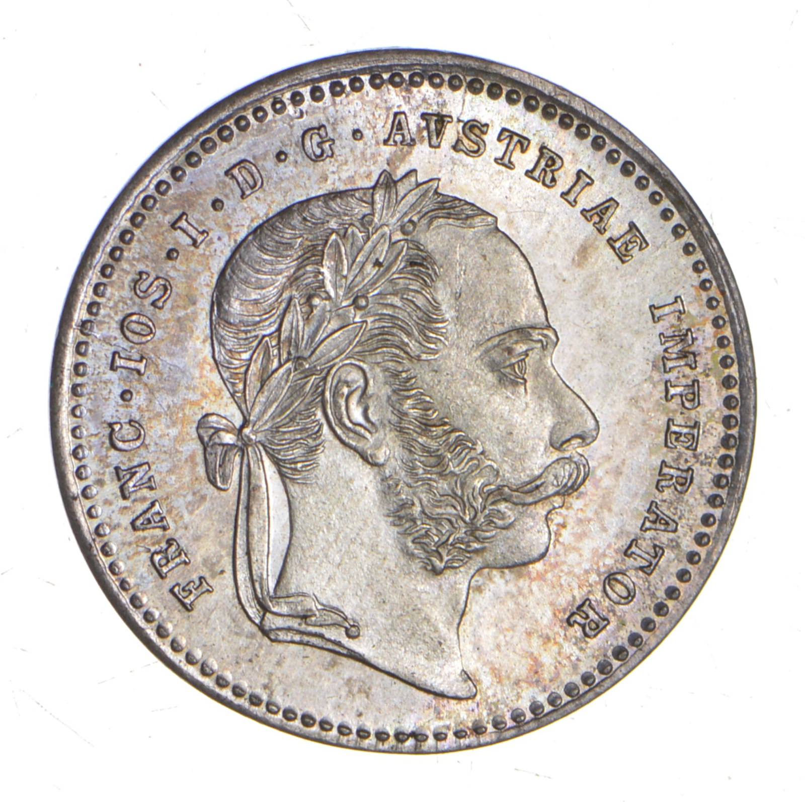Better - 1870 Austria 20 Kreuzer - 2.7 Grams - World Silver Coin ...