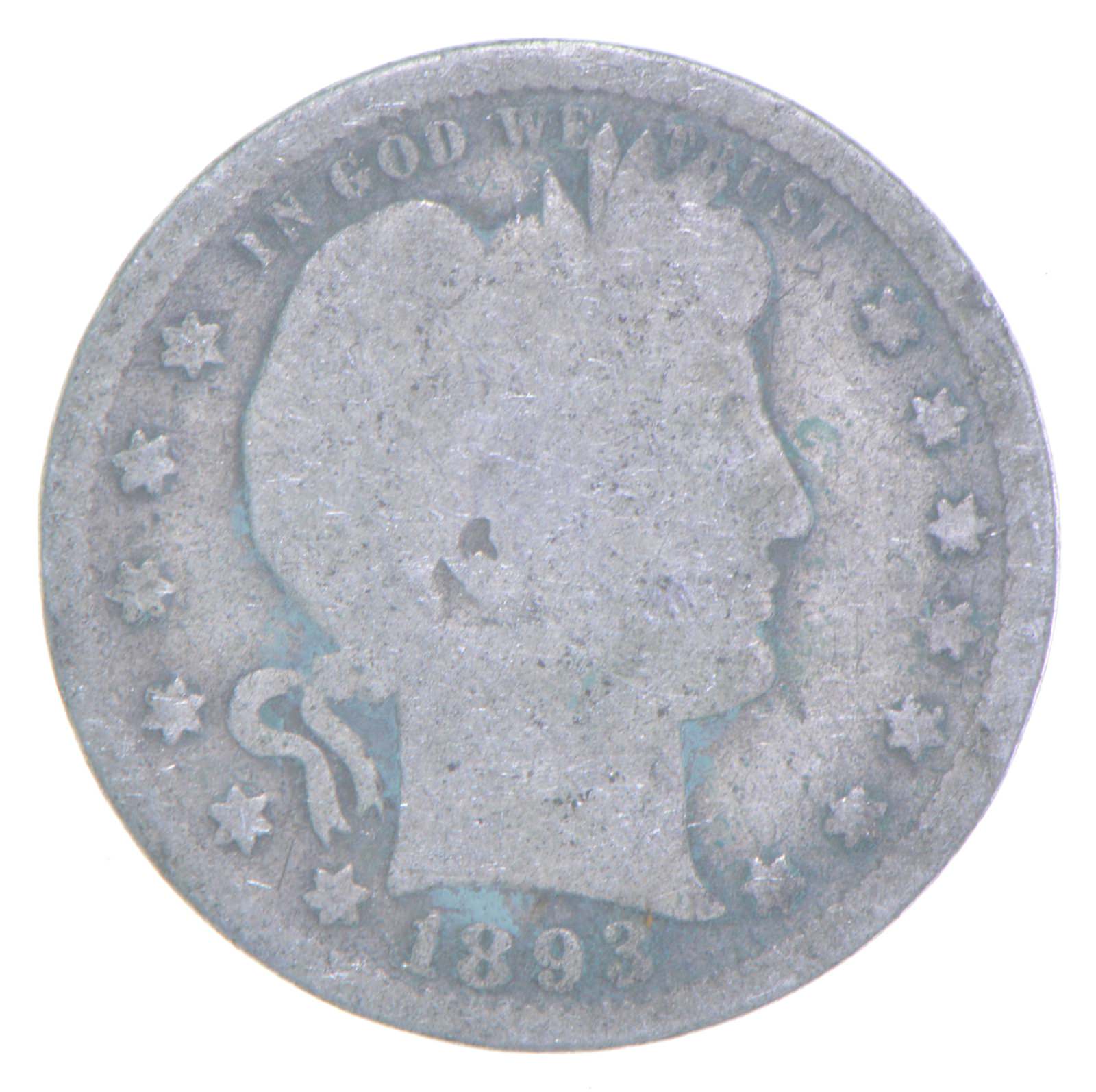 Better 1893 US Barber 90% Silver Quarter Coin Collection Set Break ...