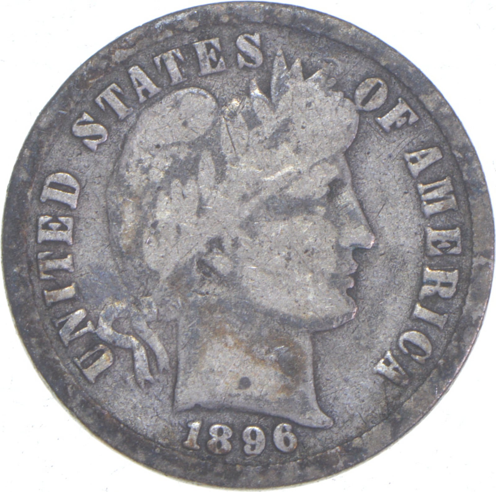 Better 1896 - US Barber Liberty Silver Dime Coin Collection Lot Set ...