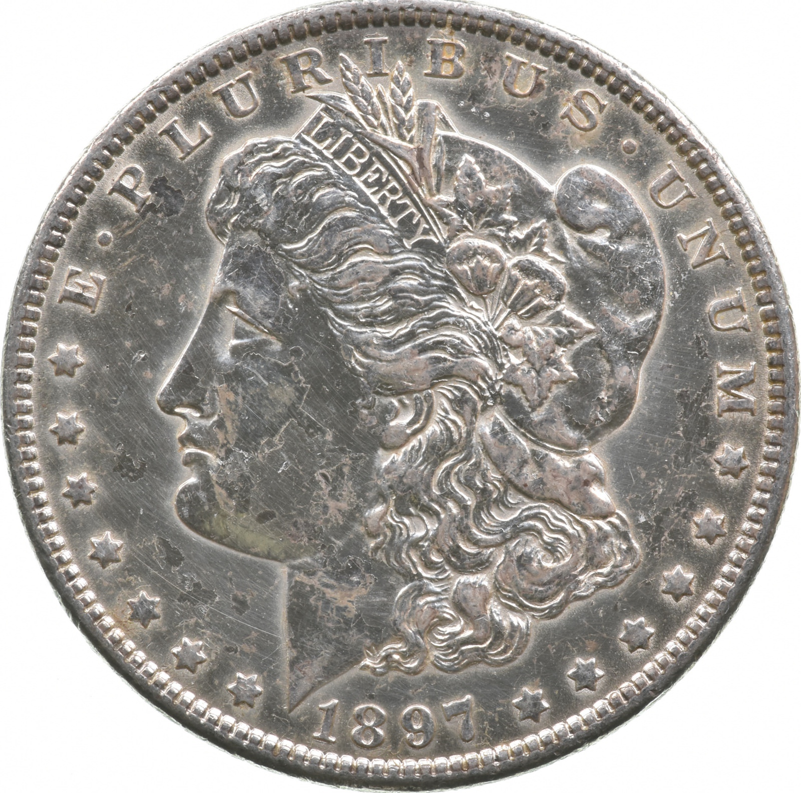 Better 1897 Morgan Silver Dollar - 90% US Coin - Nice Coin | Property Room