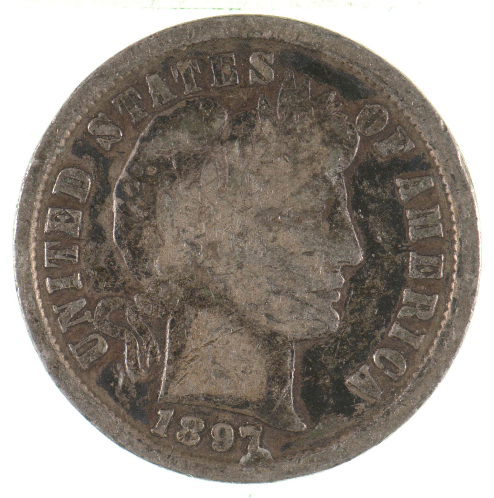 Better 1897 US Barber Liberty Silver Dime Coin Collection Lot Set Break | Property Room