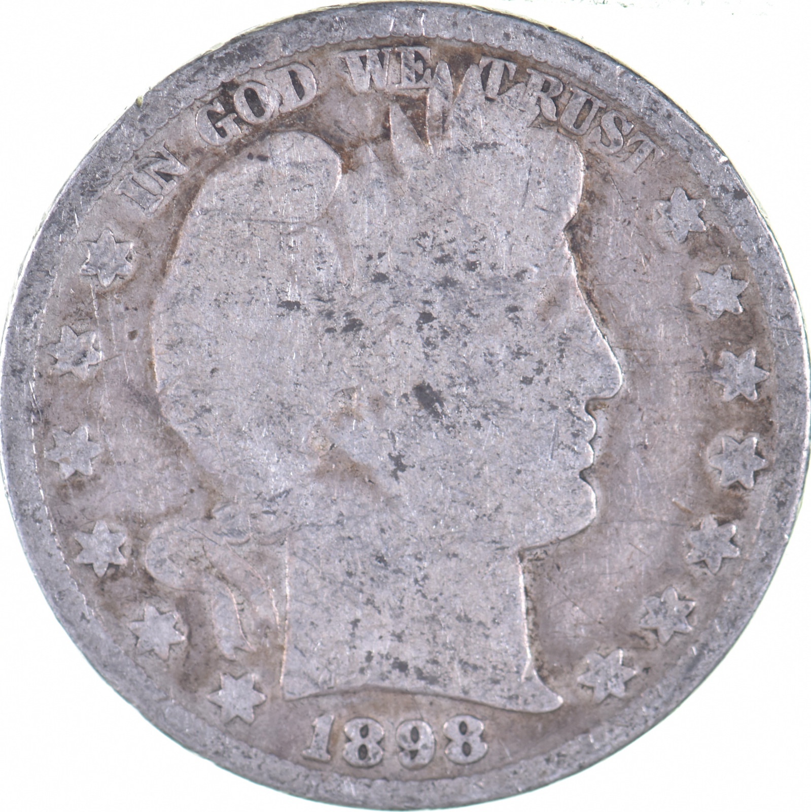 Better 1898 US Barber 90% Silver Half Dollar Coin Collection Set Break | Property Room