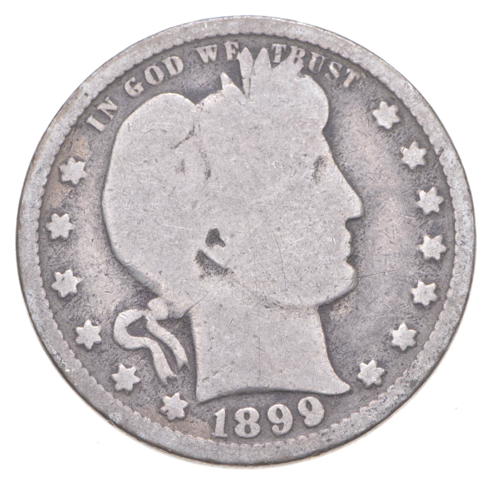 Better 1899 - US Barber 90% Silver Quarter Coin Collection Set Break ...