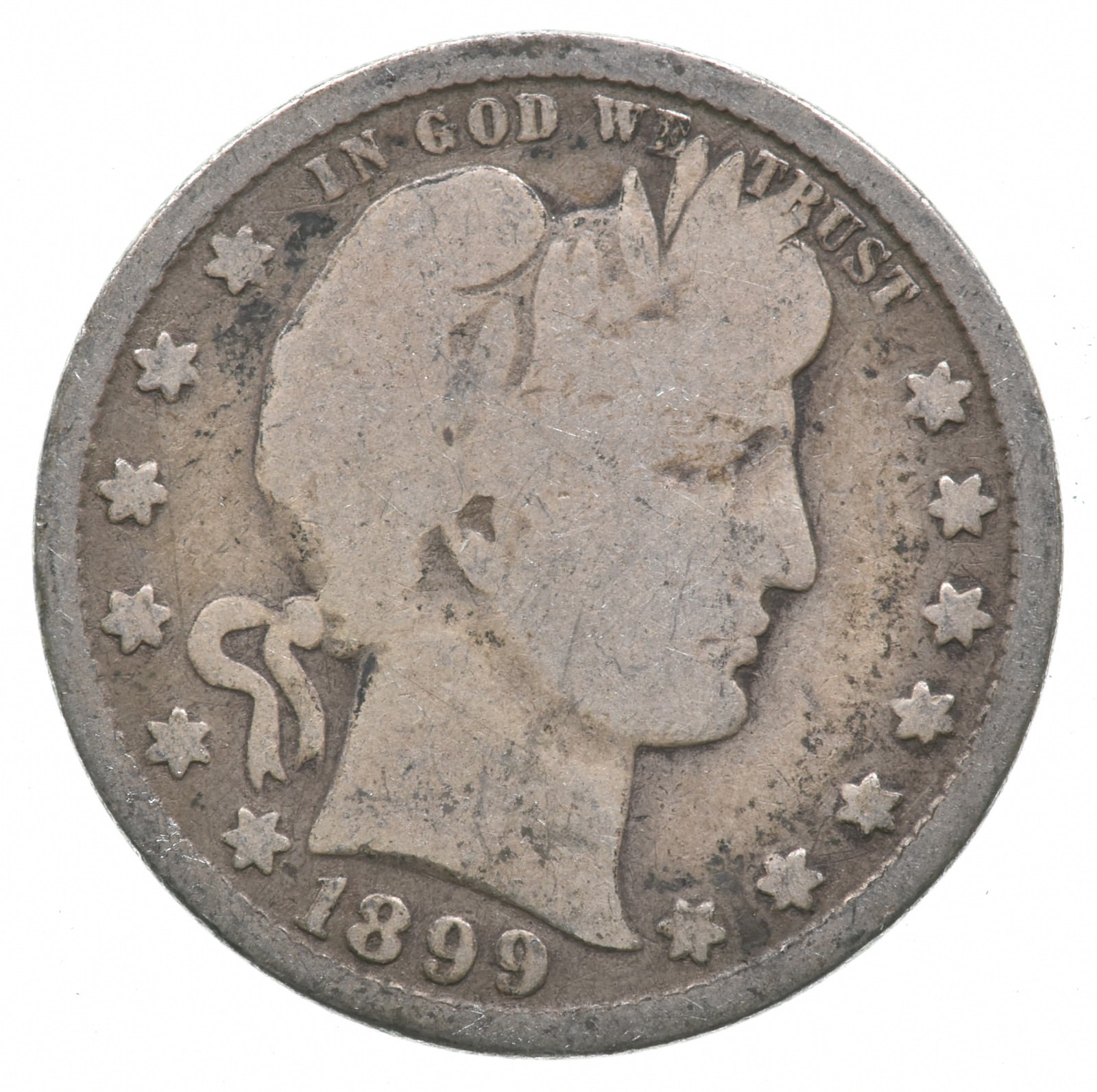 Better 1899 US Barber 90% Silver Quarter Coin Collection Set Break ...