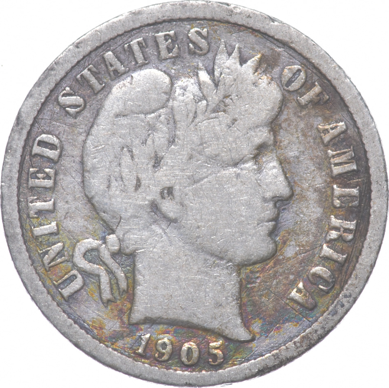 Better 1905-S - US Barber Liberty Silver Dime Coin Collection Lot Set ...