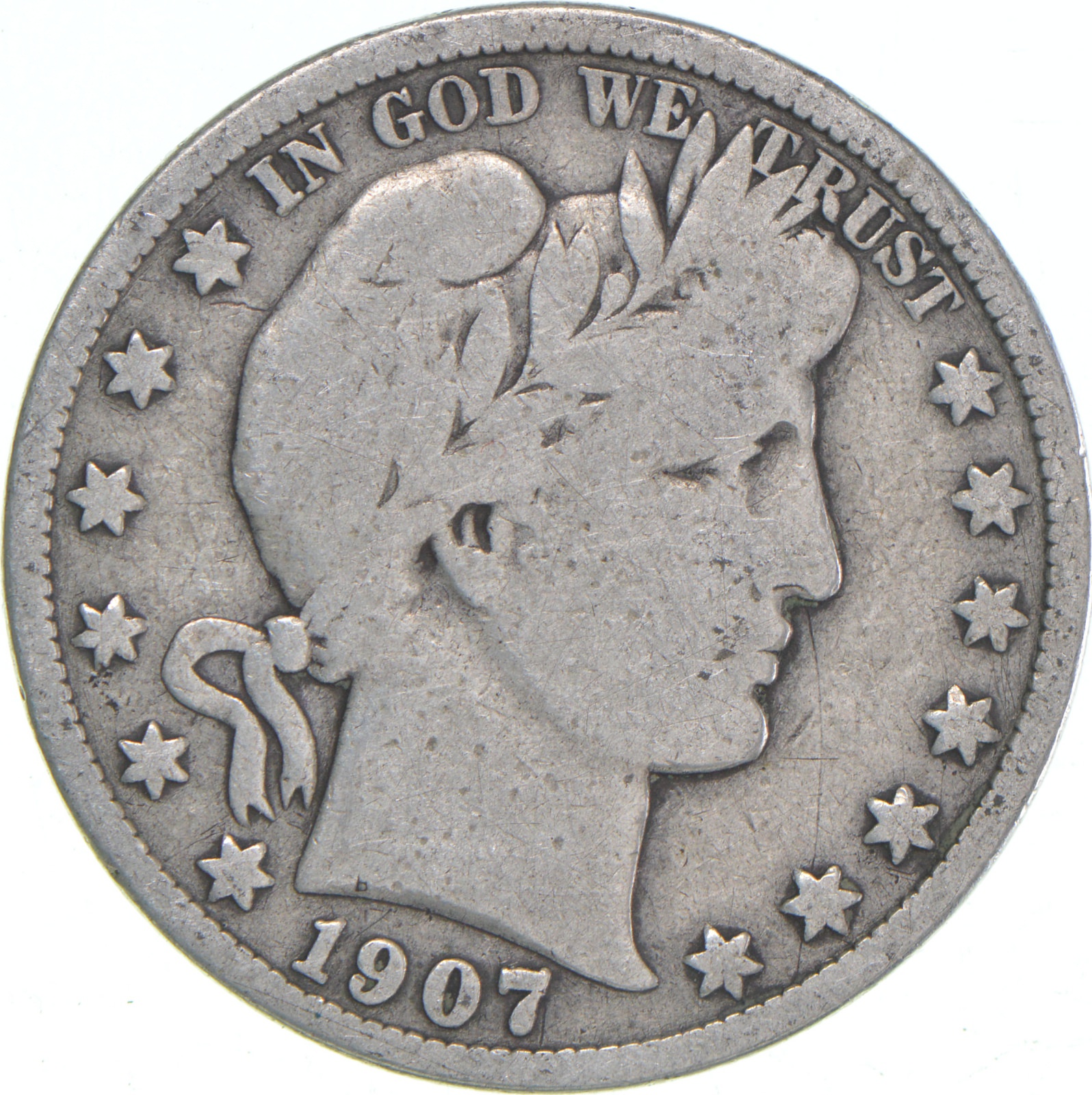 Better 1907 US Barber 90% Silver Half Dollar Coin Collection Set Break ...