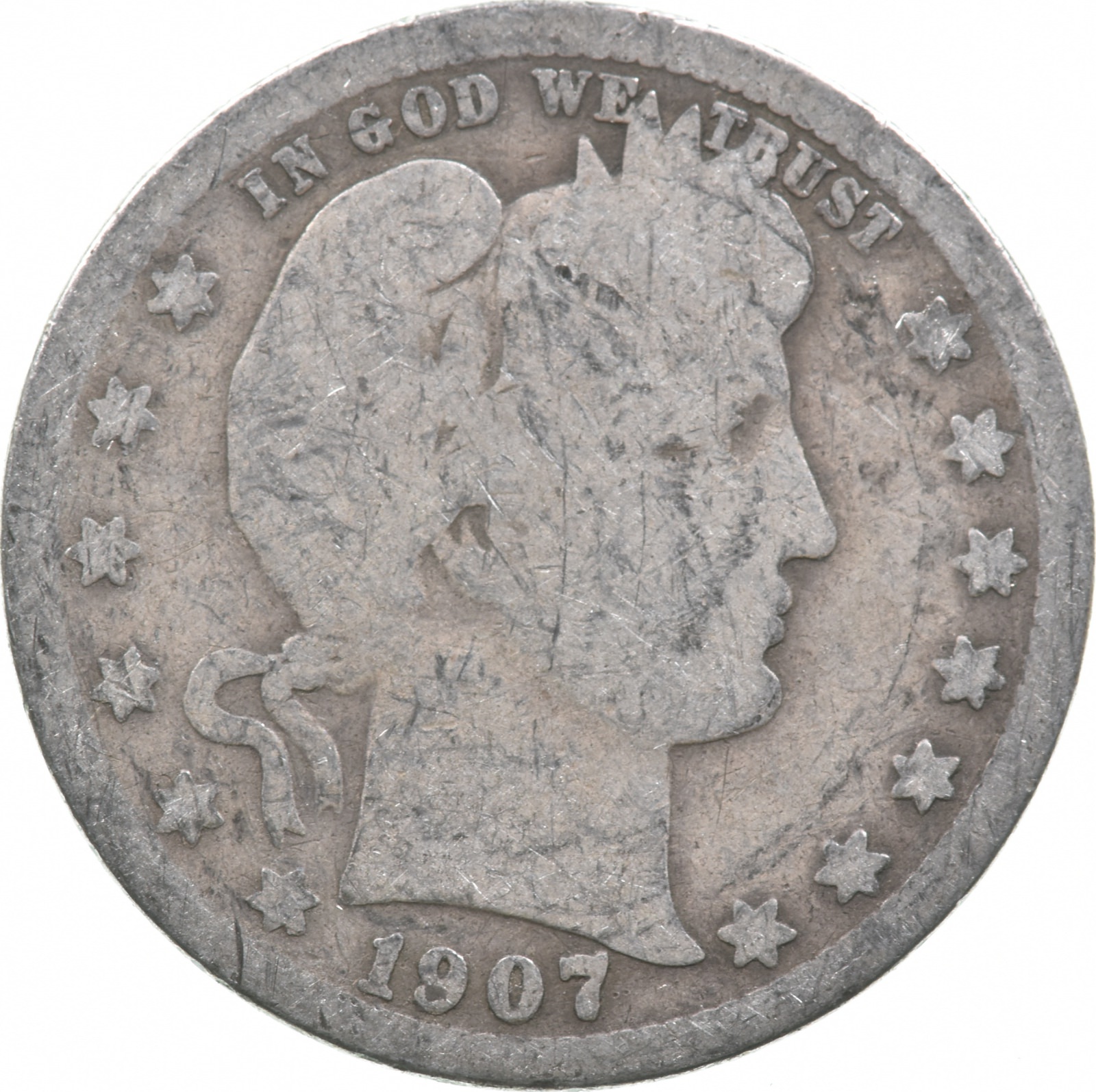 Better 1907 US Barber 90% Silver Quarter Coin Collection Set Break ...