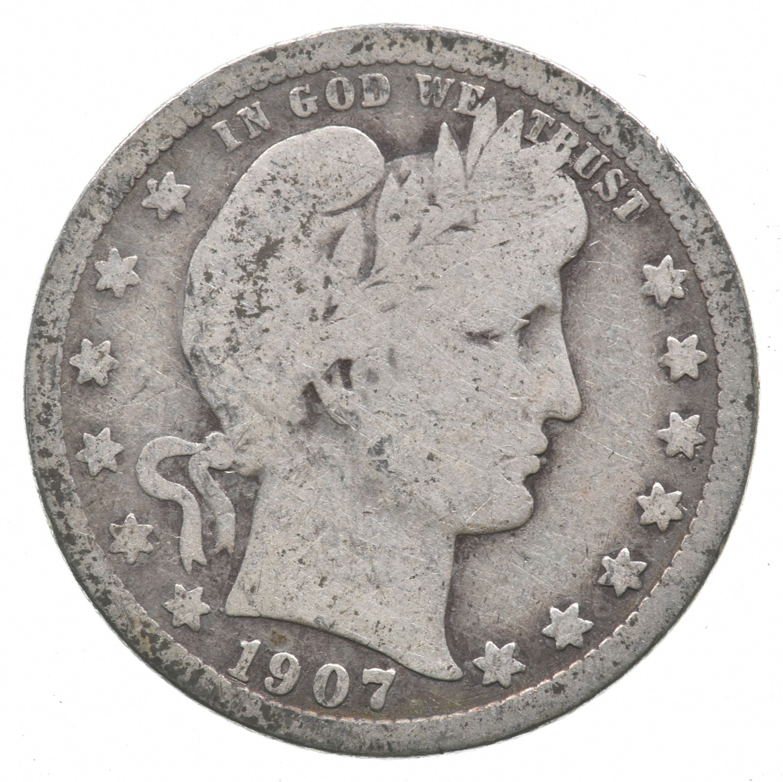 Better 1907 US Barber 90% Silver Quarter Coin Collection Set Break ...