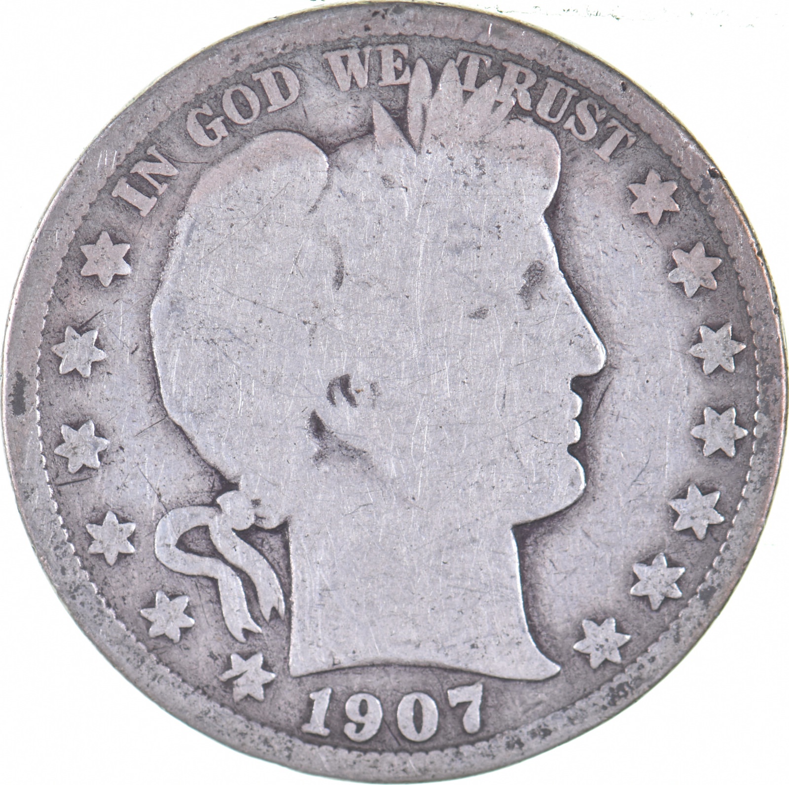 Better 1907-D US Barber 90% Silver Half Dollar Coin Collection Set ...