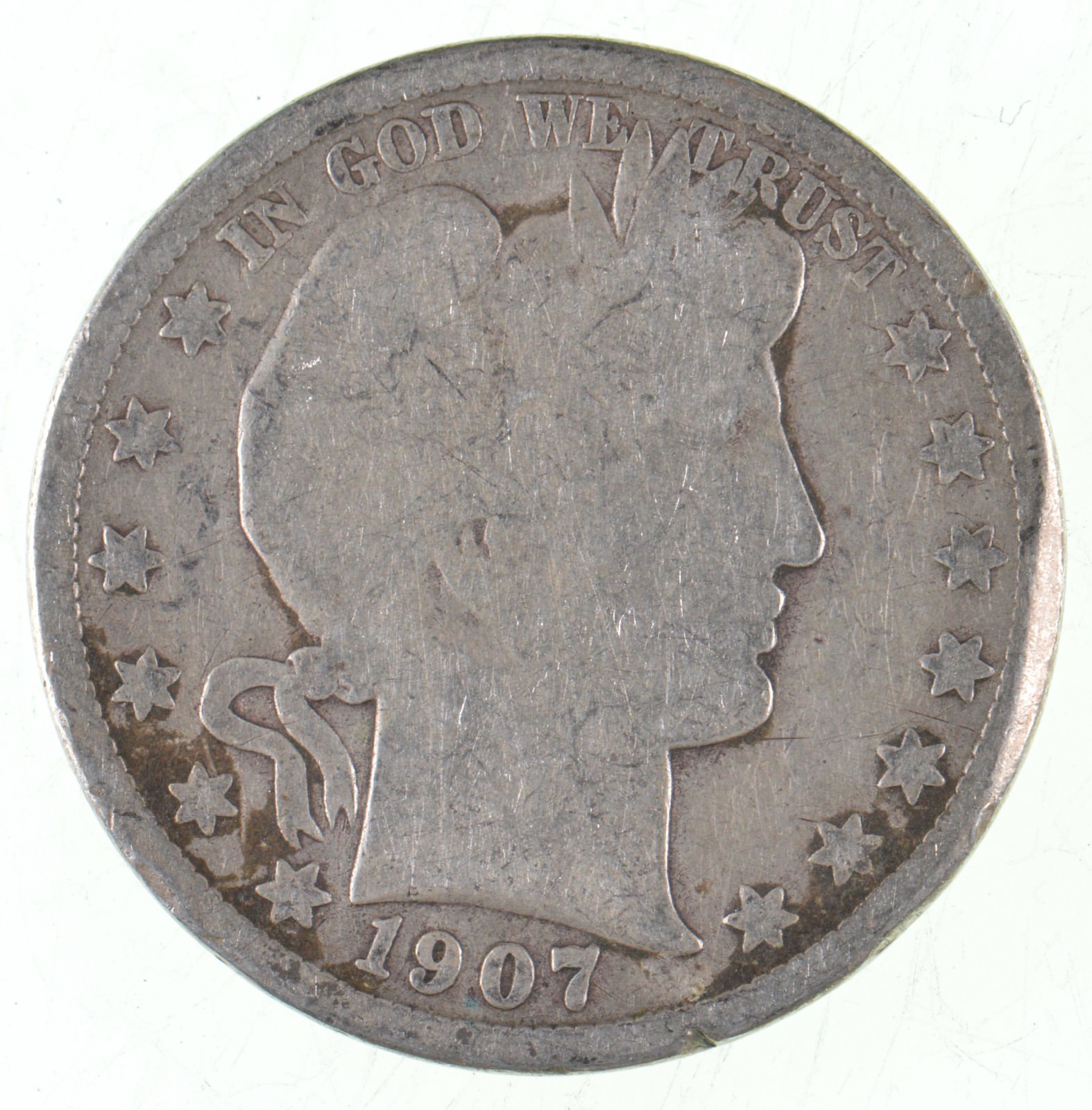 Better 1907-D US Barber 90% Silver Half Dollar Coin Collection Set ...